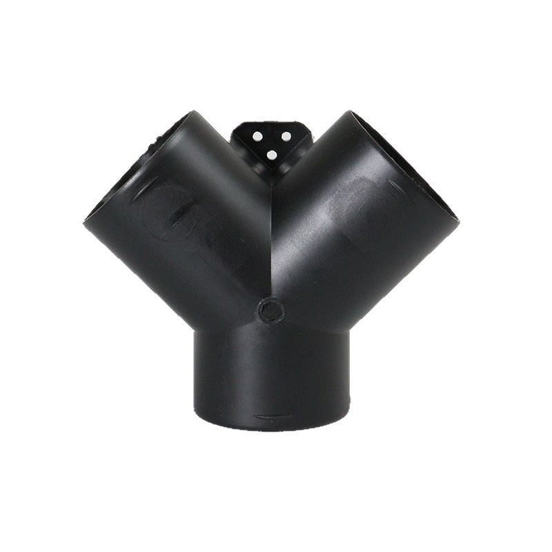 WHAMVOX Vehicle Heater Exhaust Pipe Connector Plastic Y Branch Splitter ...