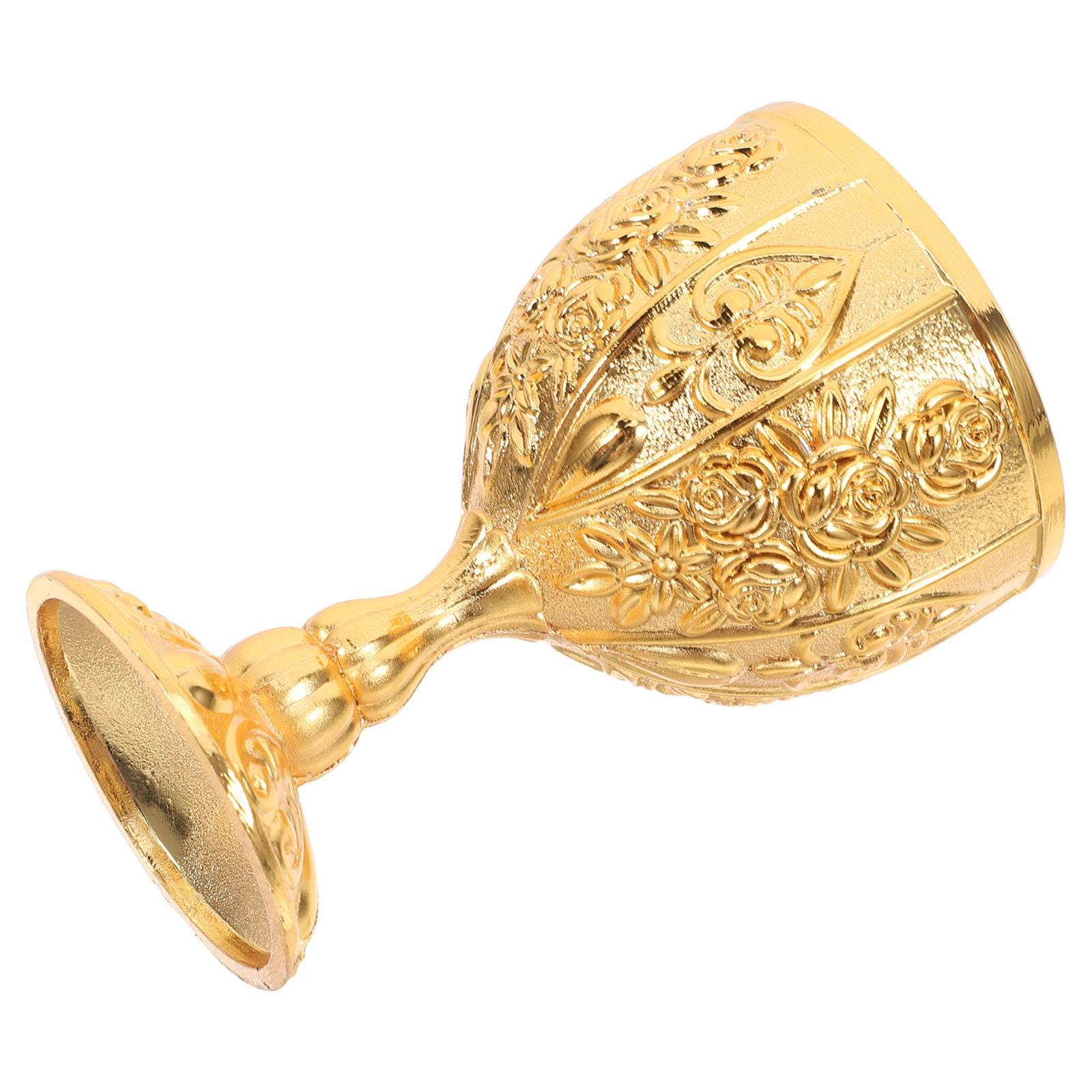 WHAMVOX Vintage Brass Goblet Medieval Chalice Cup Elegant Medieval ...