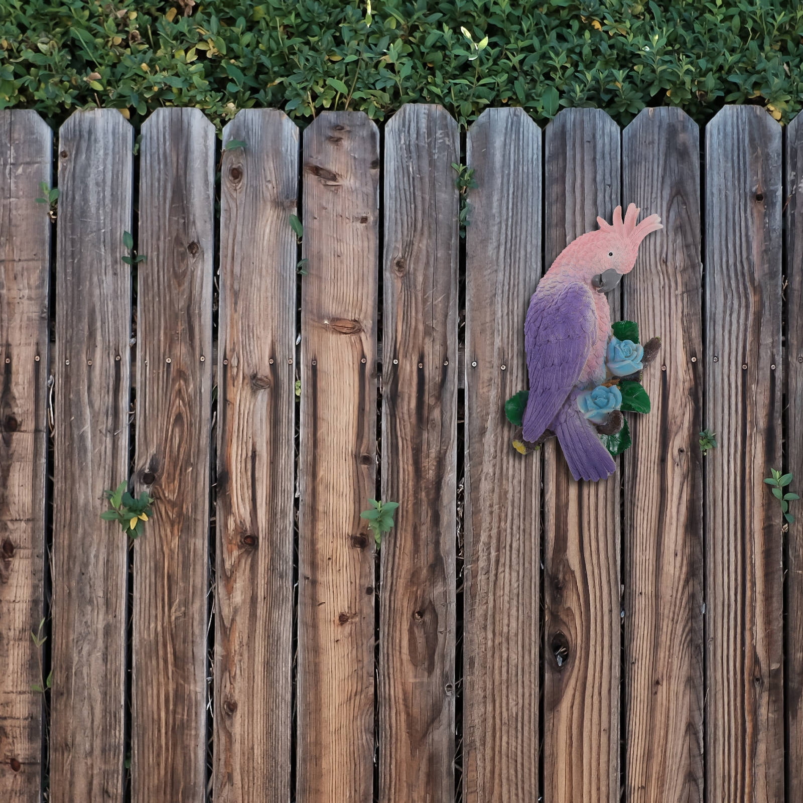 COMPUKAS Violet Resin Bird Figurine for Home Garden or Balcony Decor ...