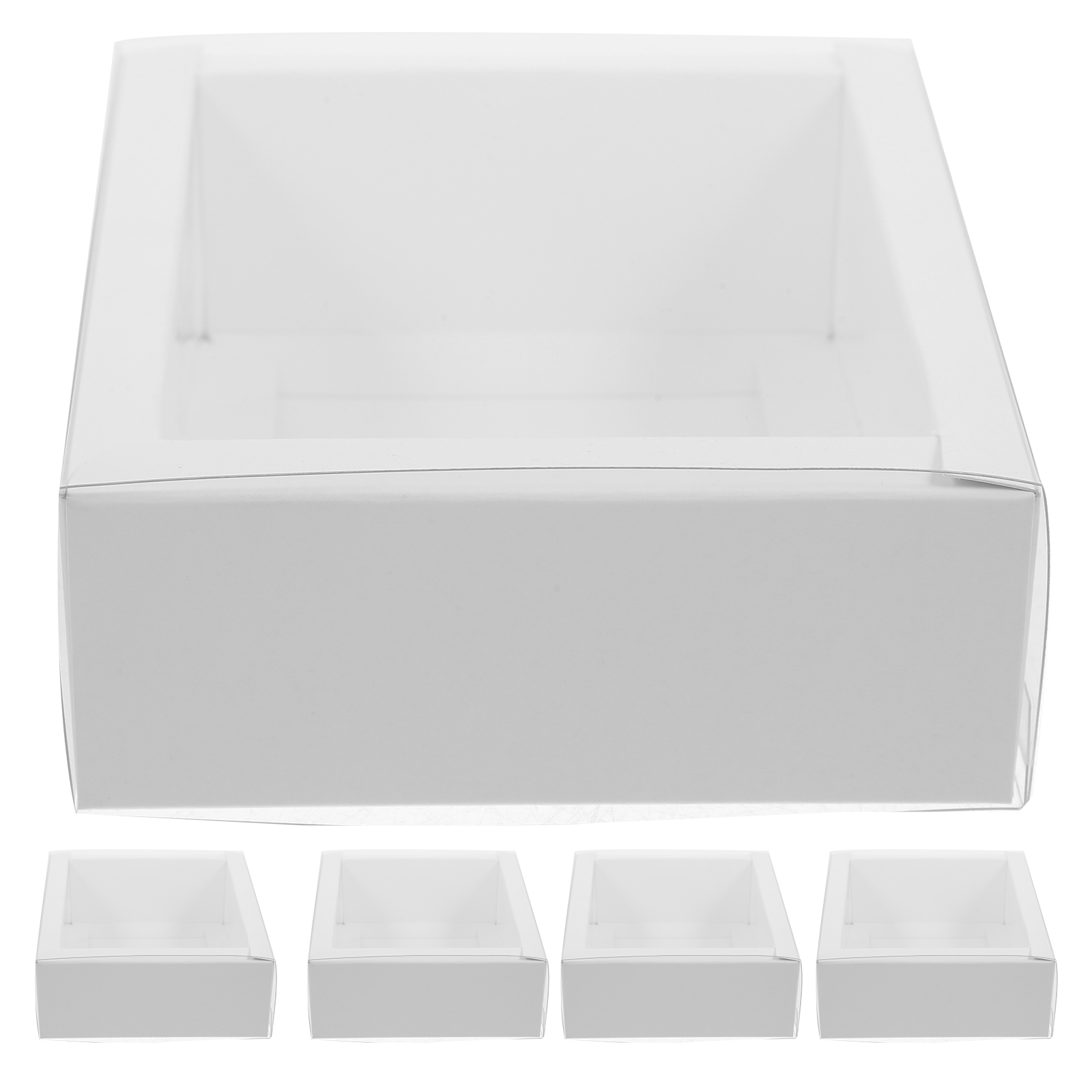 WHAMVOX WORGEOUS 5pcs Small Gift Boxes Drawer Boxes Cupcake Packaging ...