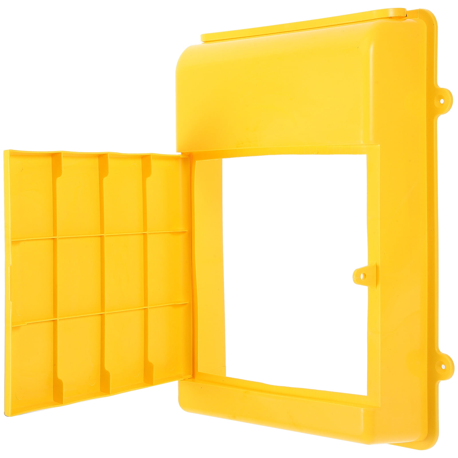 WHAMVOX Wall Mount Mailbox Plastic Post Box Locking Letter Box ...