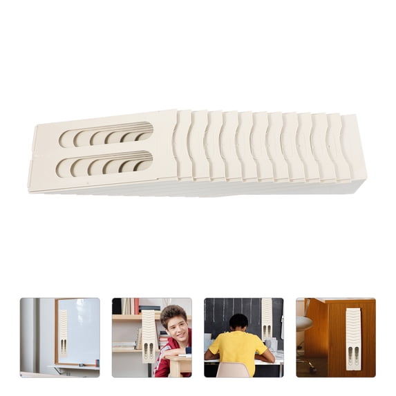 WHAMVOX Wall-mounted Attendance Cards Shelf Information Cards Rack ...