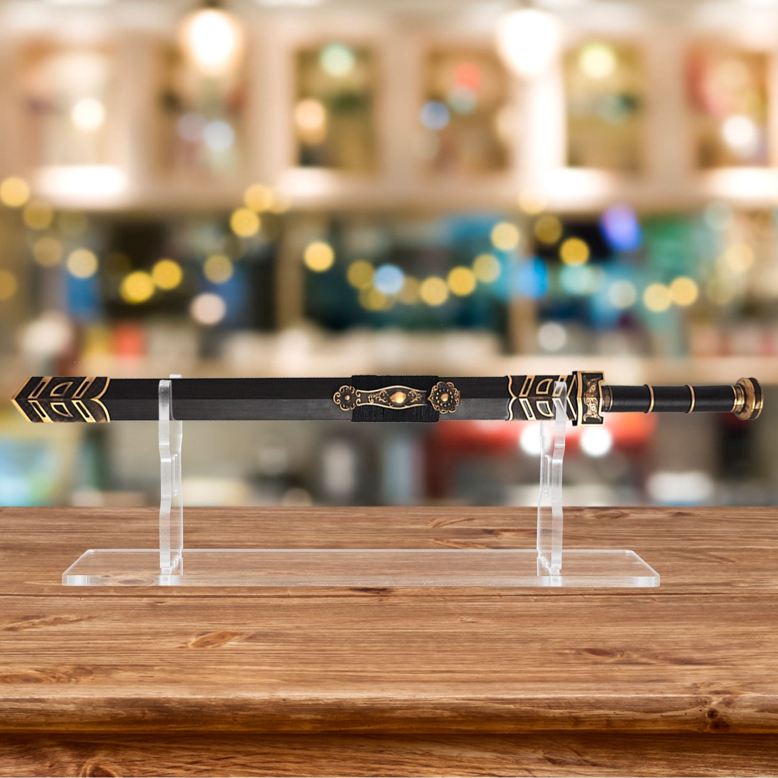 SEWCHICS Horizontal Sword Mount Acrylic Generous Style 1Pcs 11.8X5.3In ...
