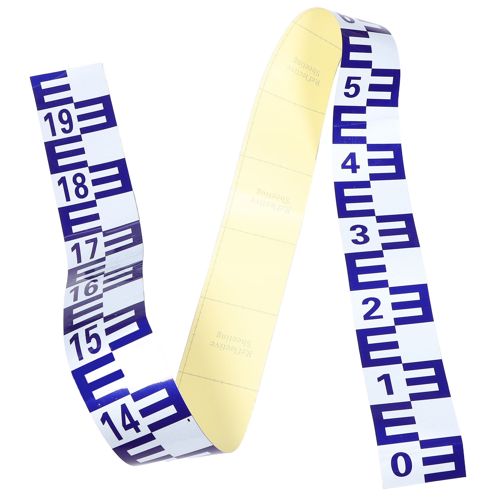 WHAMVOX Water Level Measuring Tool Reflective Ruler Self Adhesive Water ...