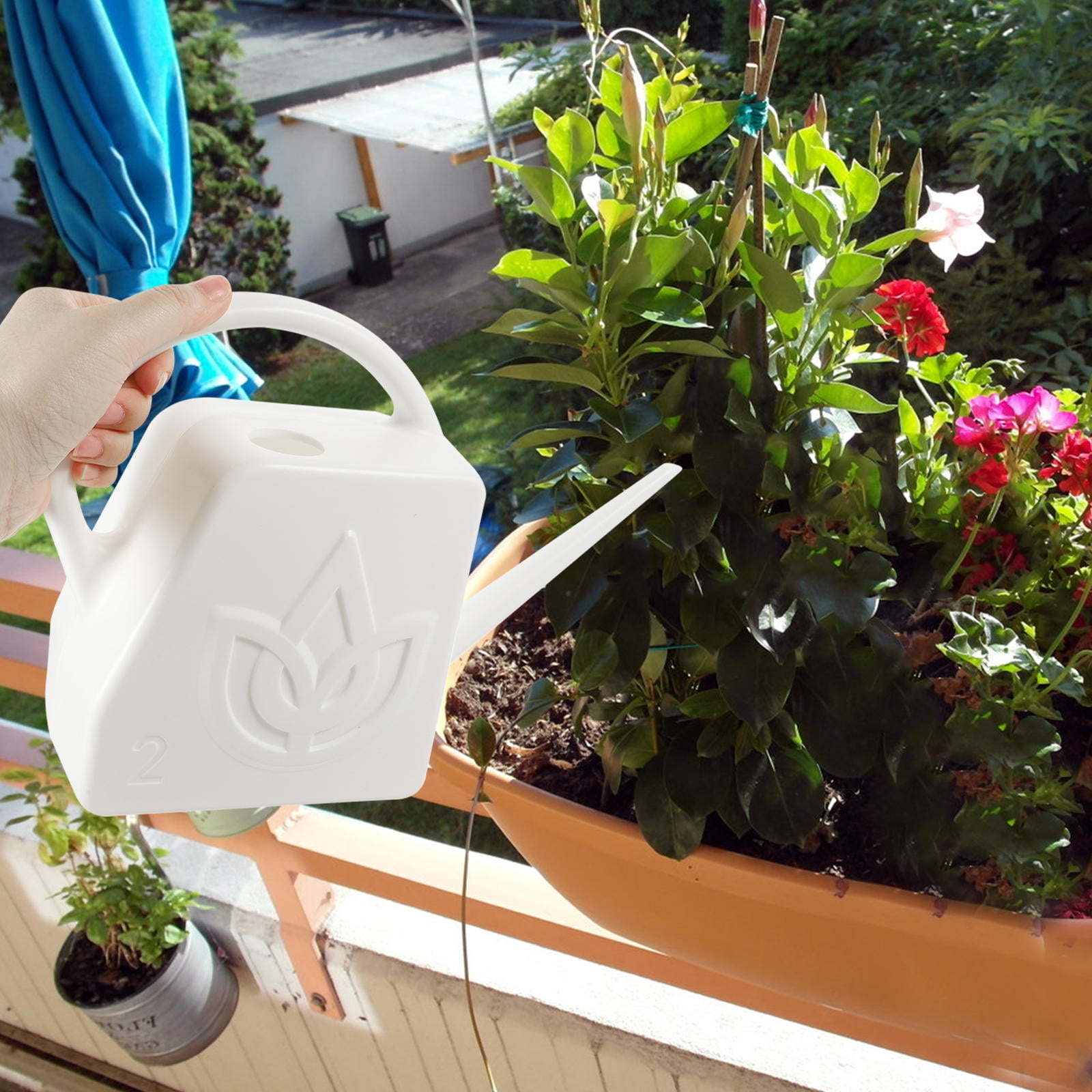 WHAMVOX Watering Can Long Spout Pots for Outdoor Plants Small Clear ...