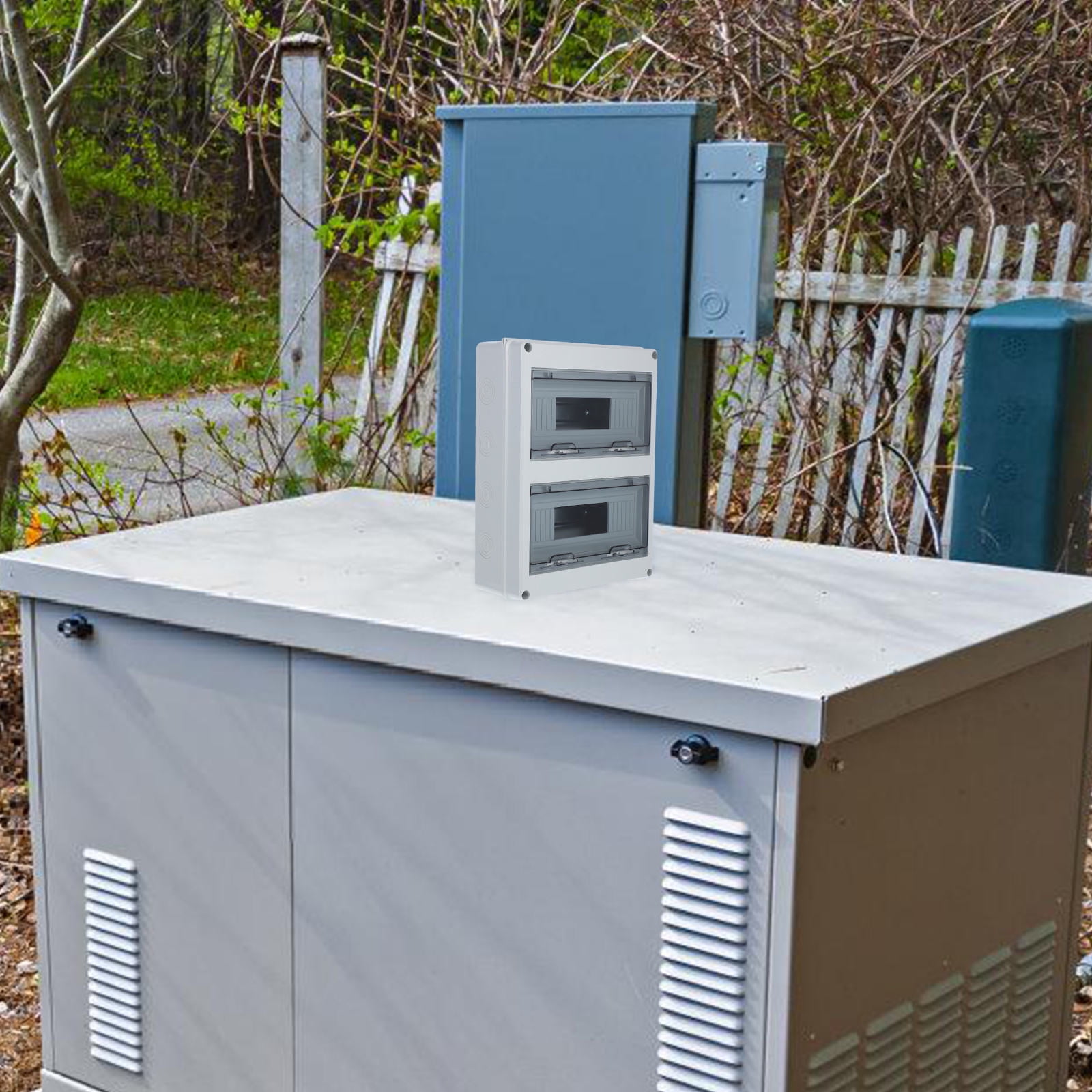 WHAMVOX Waterproof Distribution Box with Transparent Cover Enclosure ...