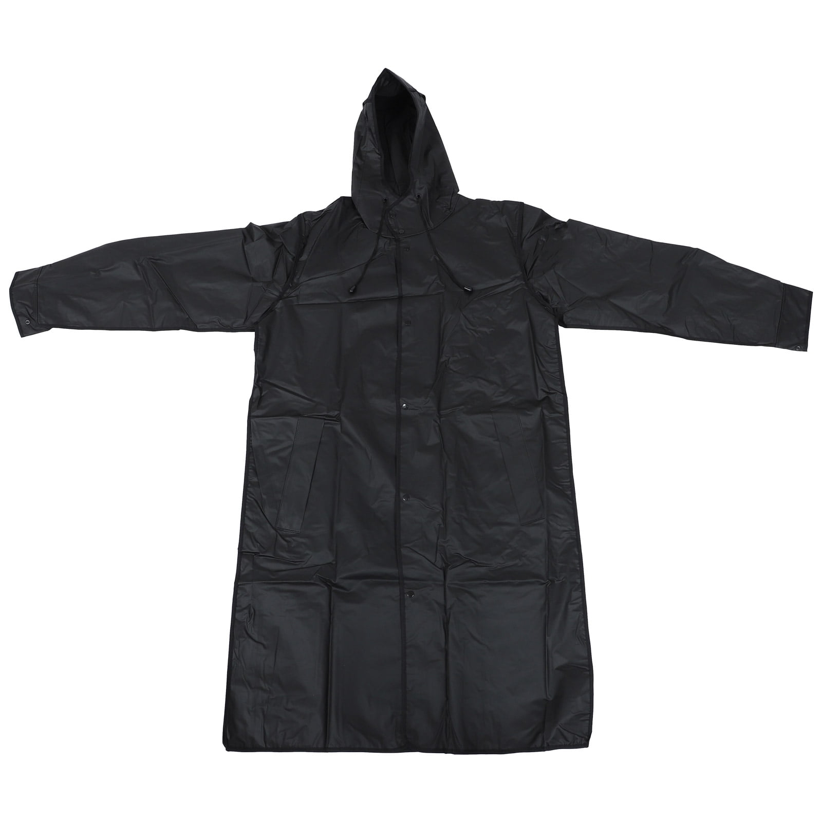 WHAMVOX Waterproof Jacket Emergency Raincoat Ponchos Black Tear ...