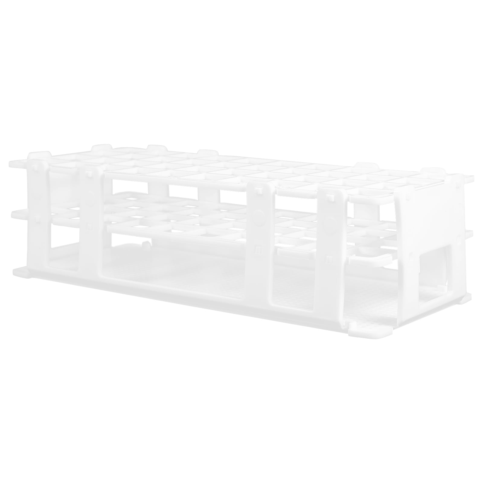 WHAMVOX White PP Test Tube Rack with 40 Holes for 20mm Tubes Easy to ...