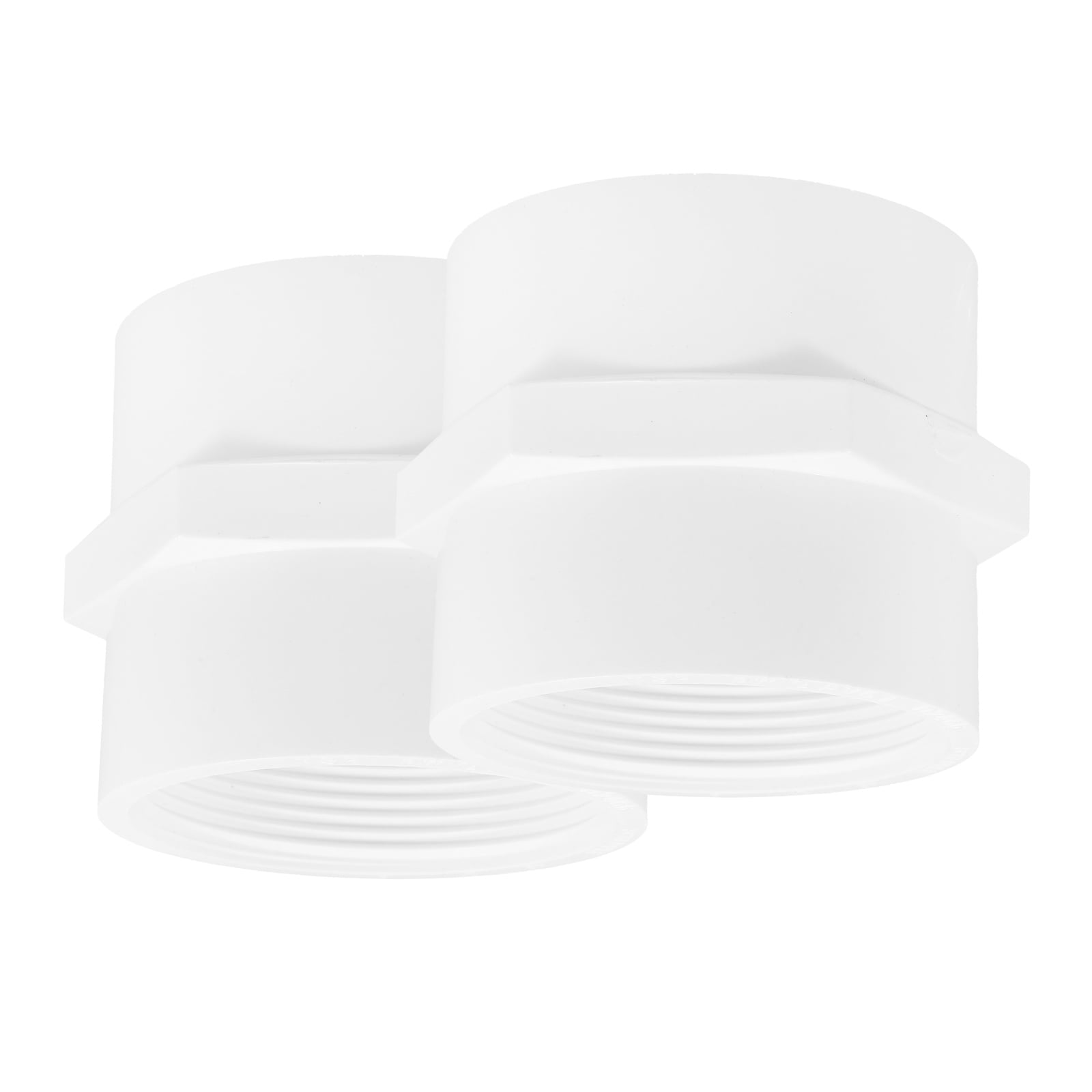 WHAMVOX White PVC Slip Socket Adapter for Water Line Connection with ...