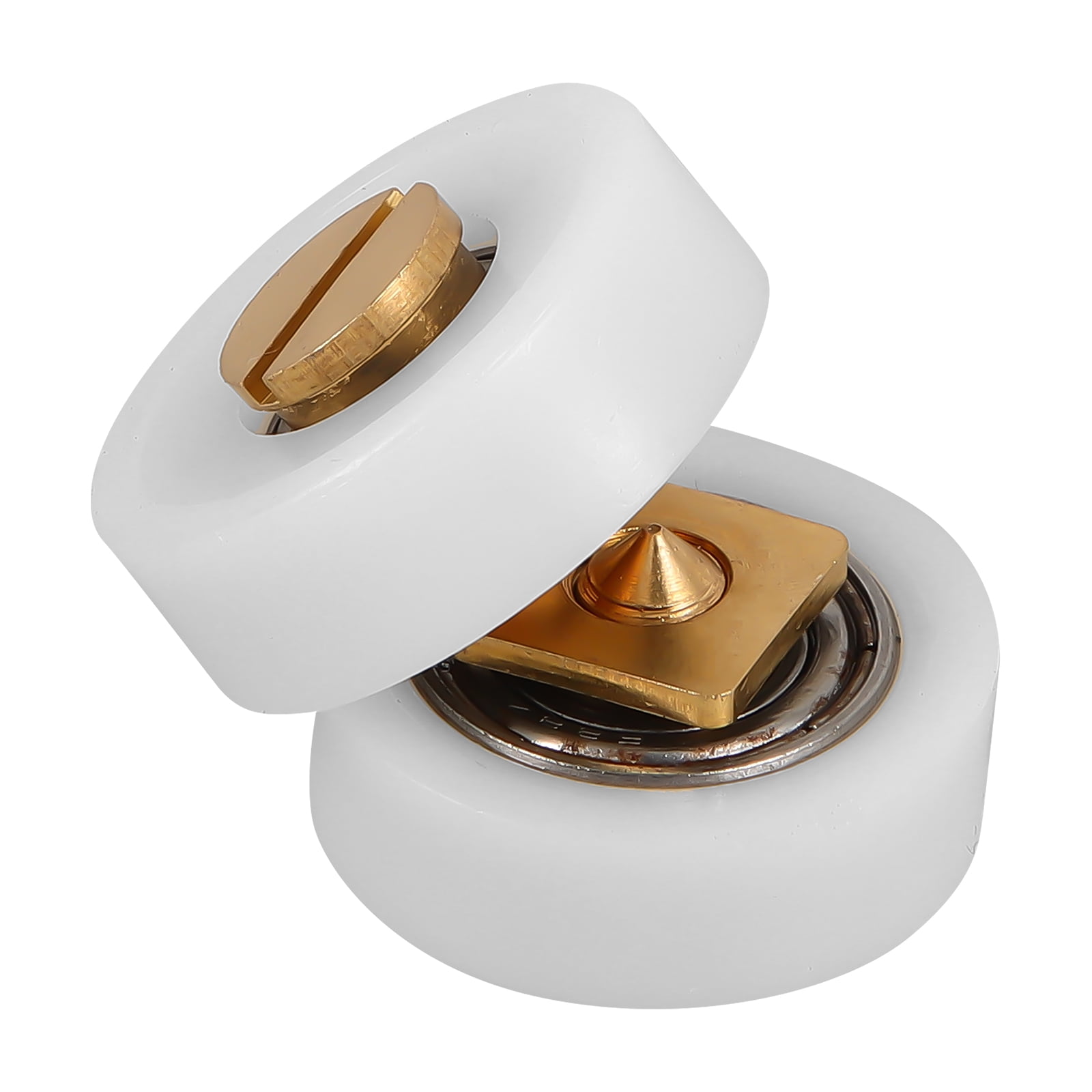 WHAMVOX White Plastic and Metal Window Screen Roller with U-Groove ...