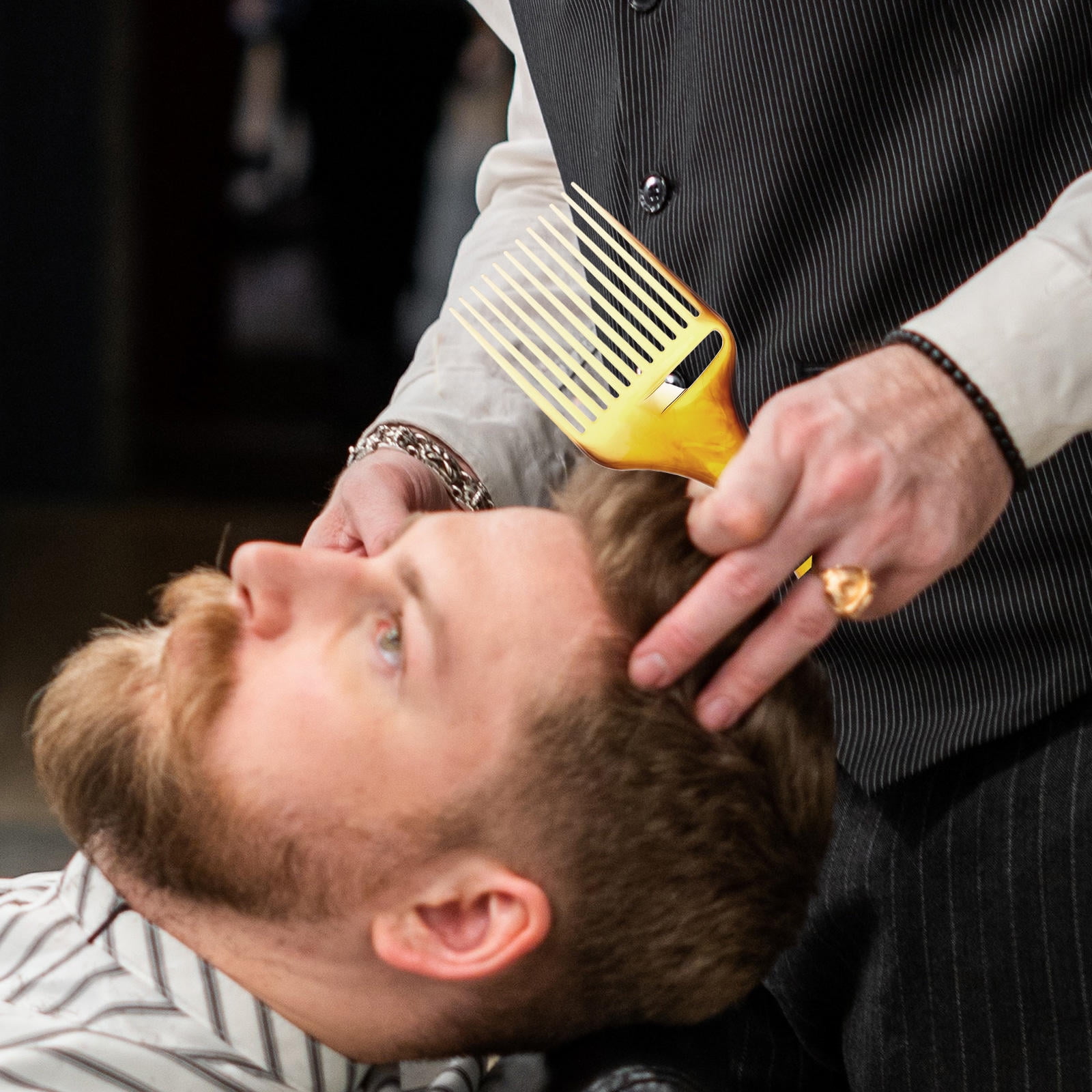 WHAMVOX Wide Tooth Comb Afro Lift Hair Combs Hair Combs Detangle Wig ...