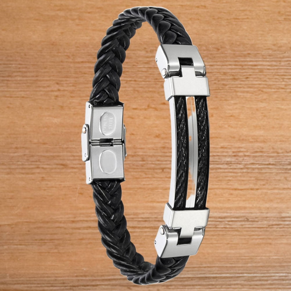 WHAMVOX Wire Rope Bracelet Unique Design Durable Men's Man - Walmart.com