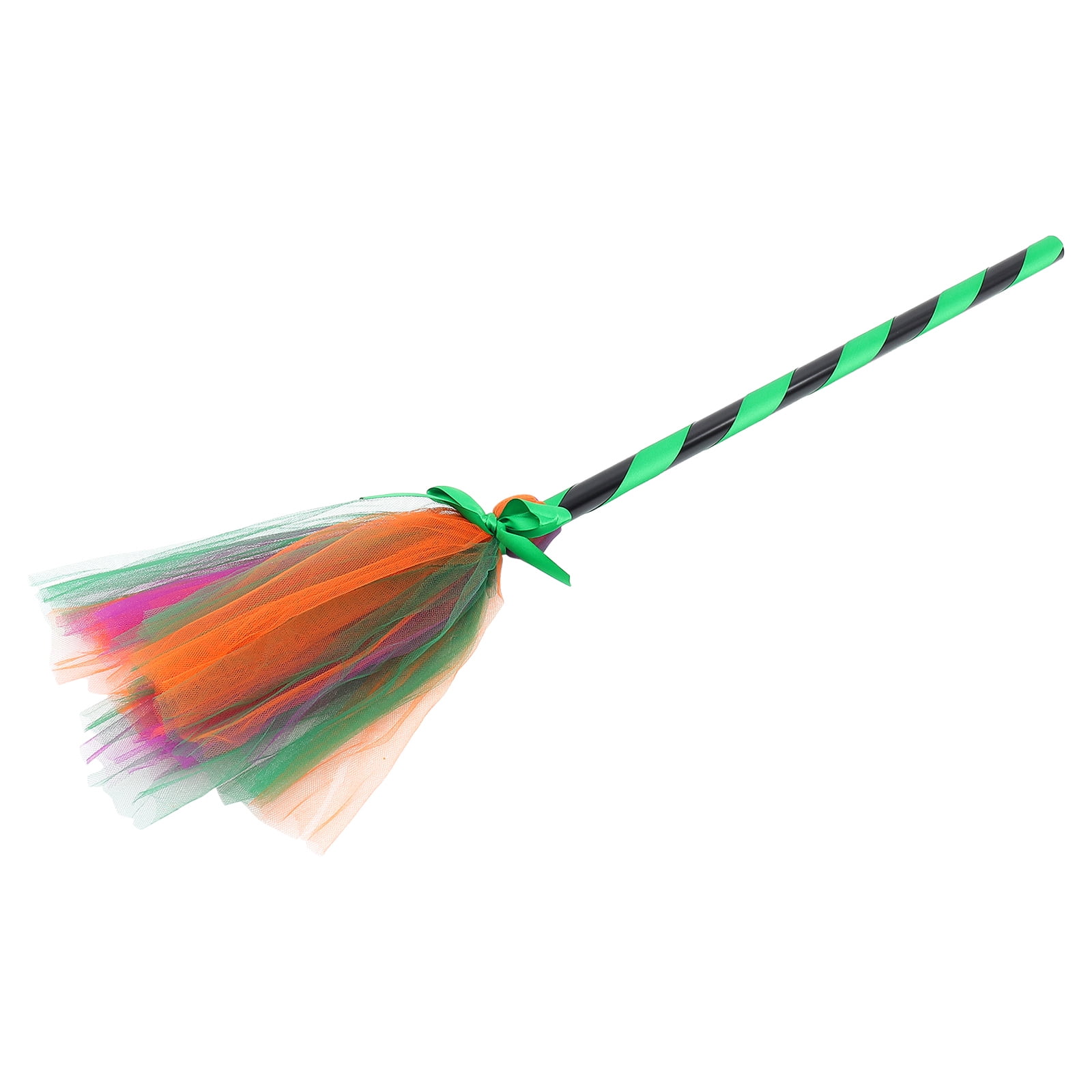 WHAMVOX Witches Broom Witch Yarn Broom Halloween Party Decoration Prop ...