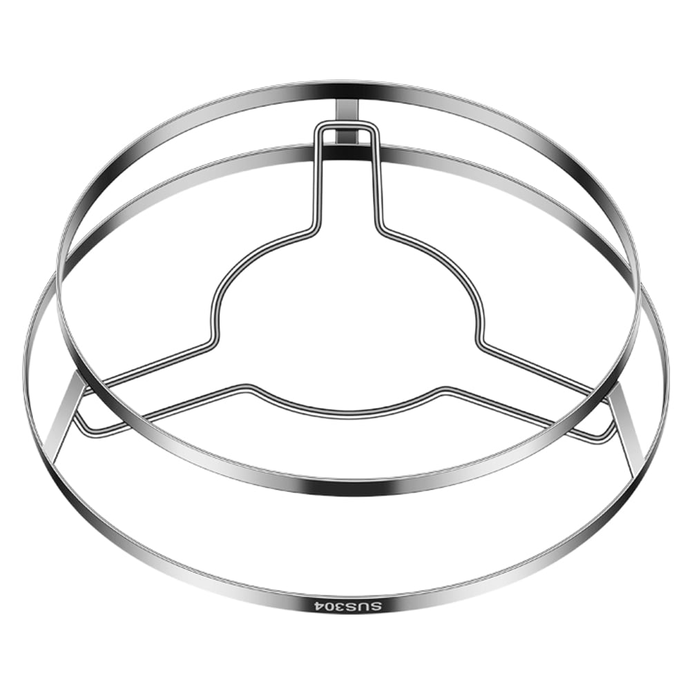 WHAMVOX Wok Holder Rack Stainless Steel Pot Cooling Rack Kitchen Wok ...