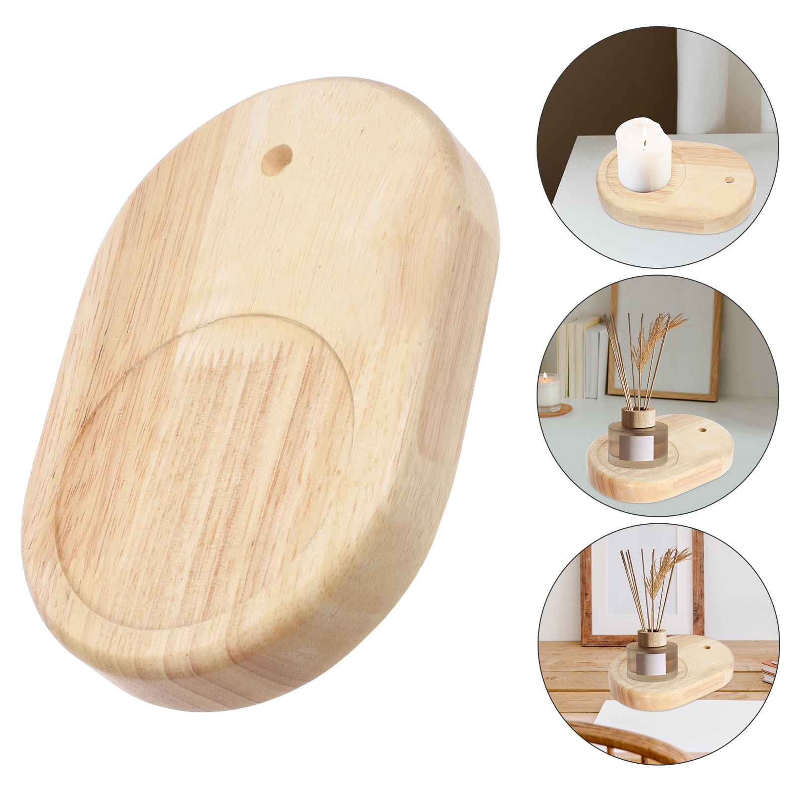 WHAMVOX Wood Base for Table Lamp Replacement Desk Lamp Base Decorative ...