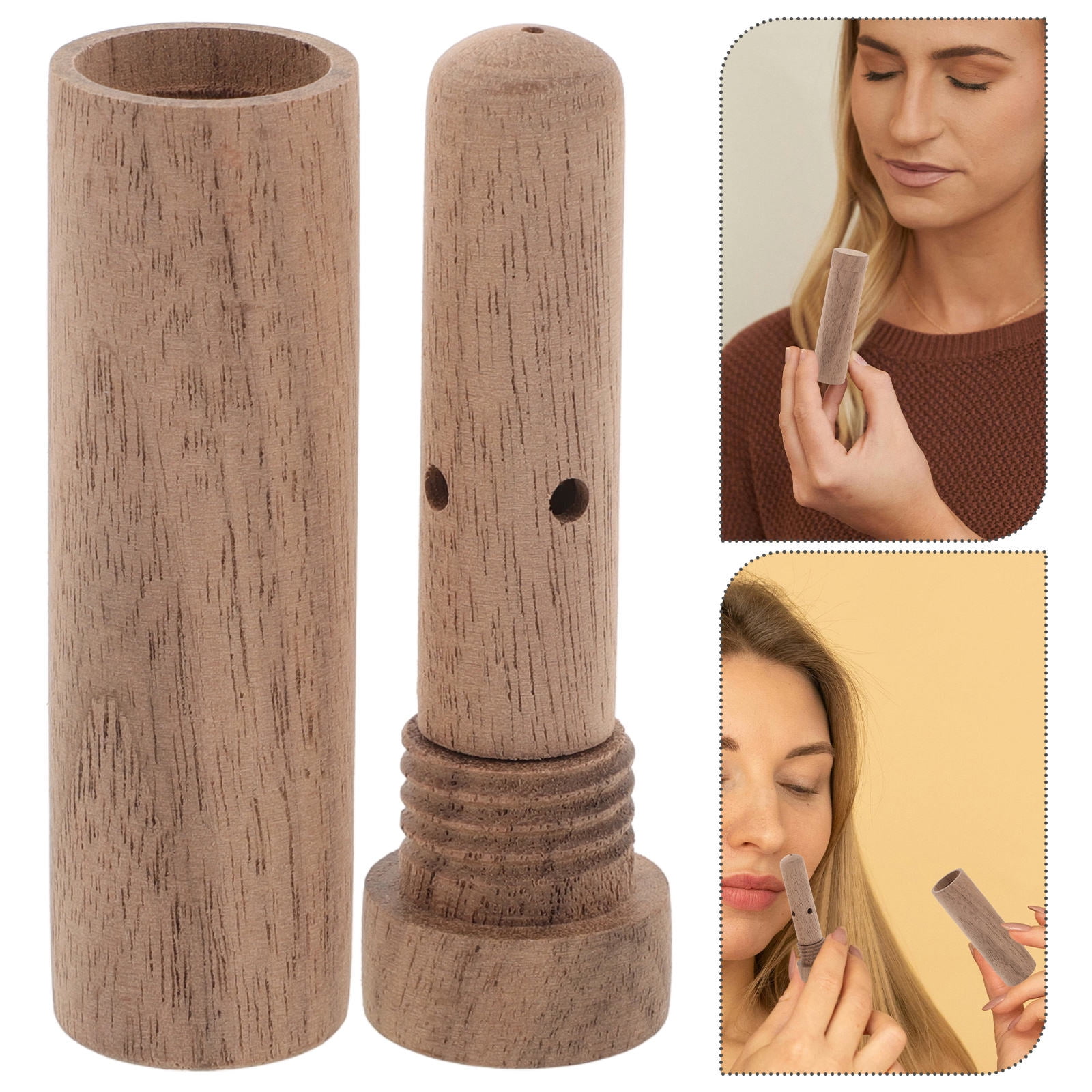 WHAMVOX Wood Fragrance Stick Fragrance Nasal Tube Inhaler Wood Empty ...