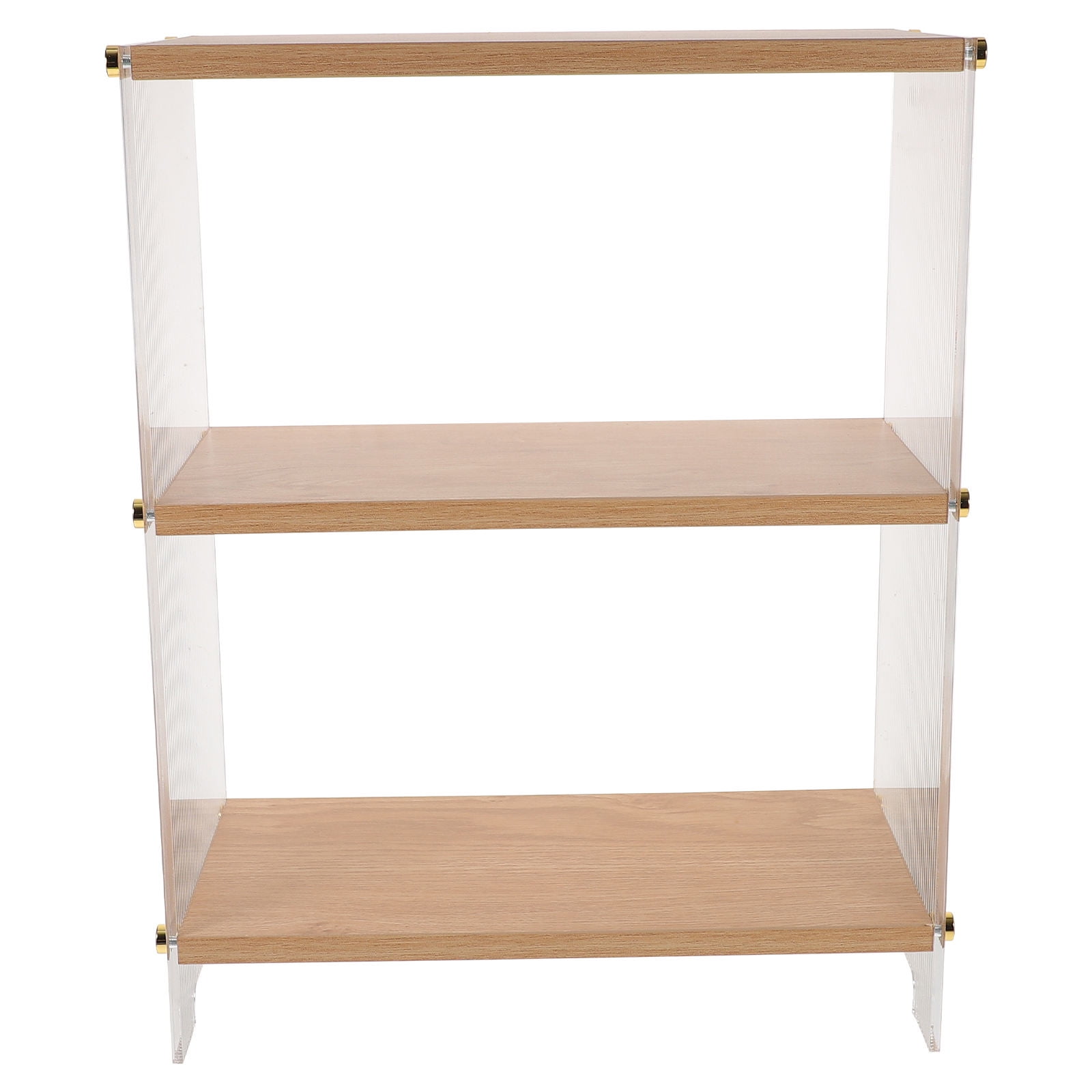 WHAMVOX Wooden Acrylic Display Shelf for Kitchen Counter with ...