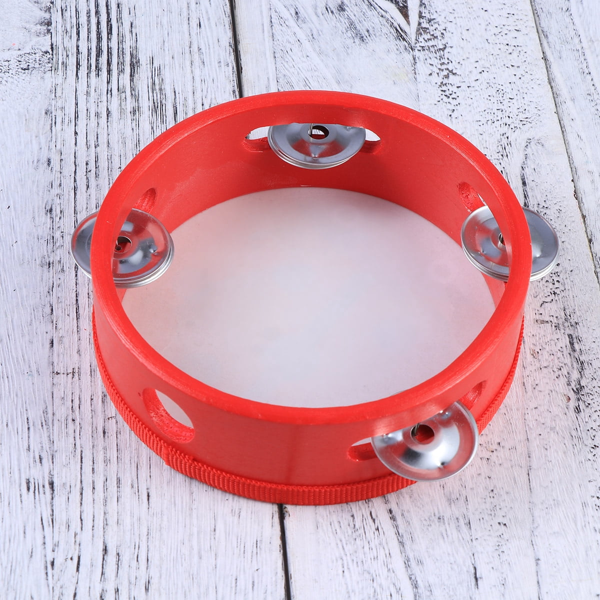WHAMVOX Wooden Drum Toy for Kids with Red Color Great Music Educational ...