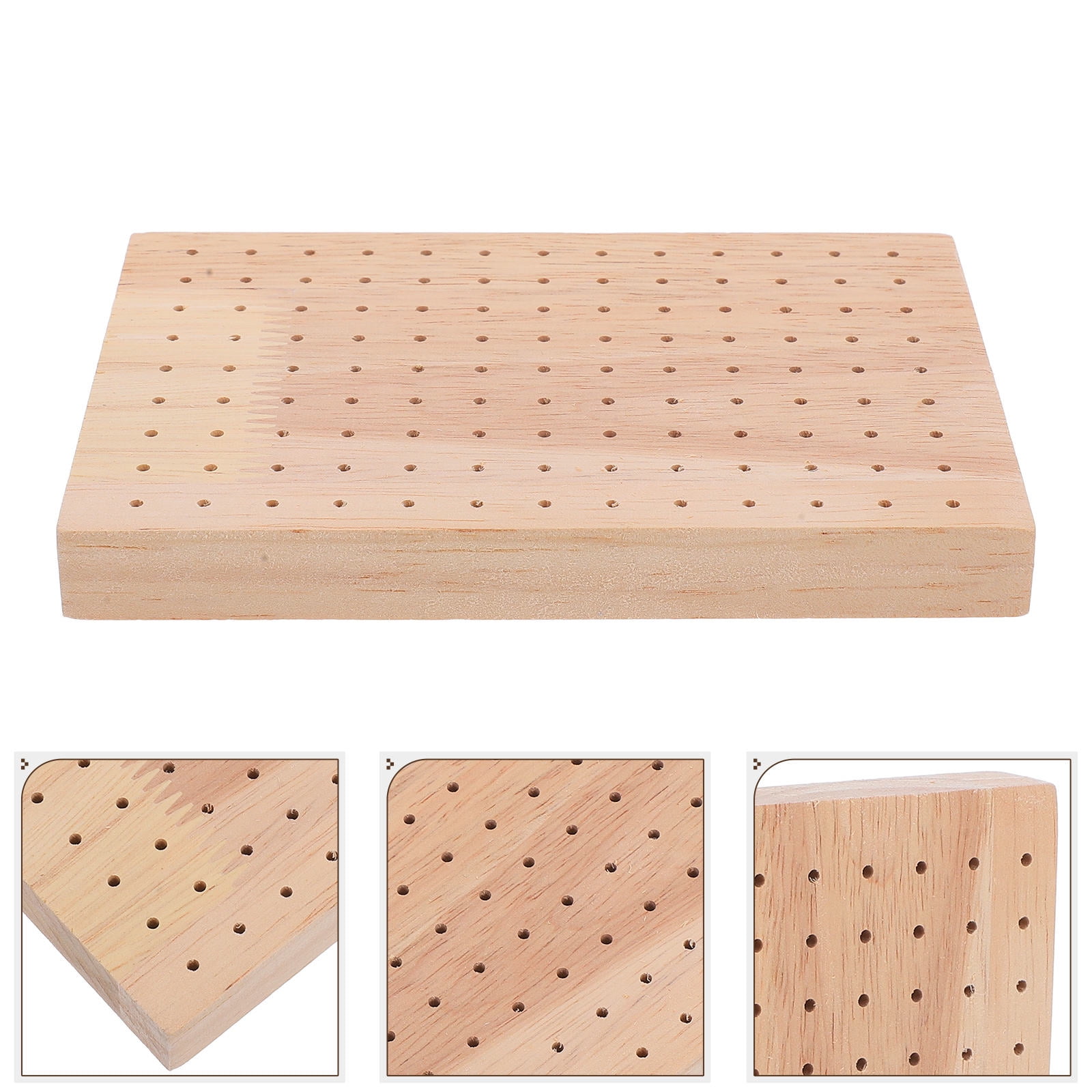 WHAMVOX Wooden Food Display Board With Holes Appetizer Serving Tray ...