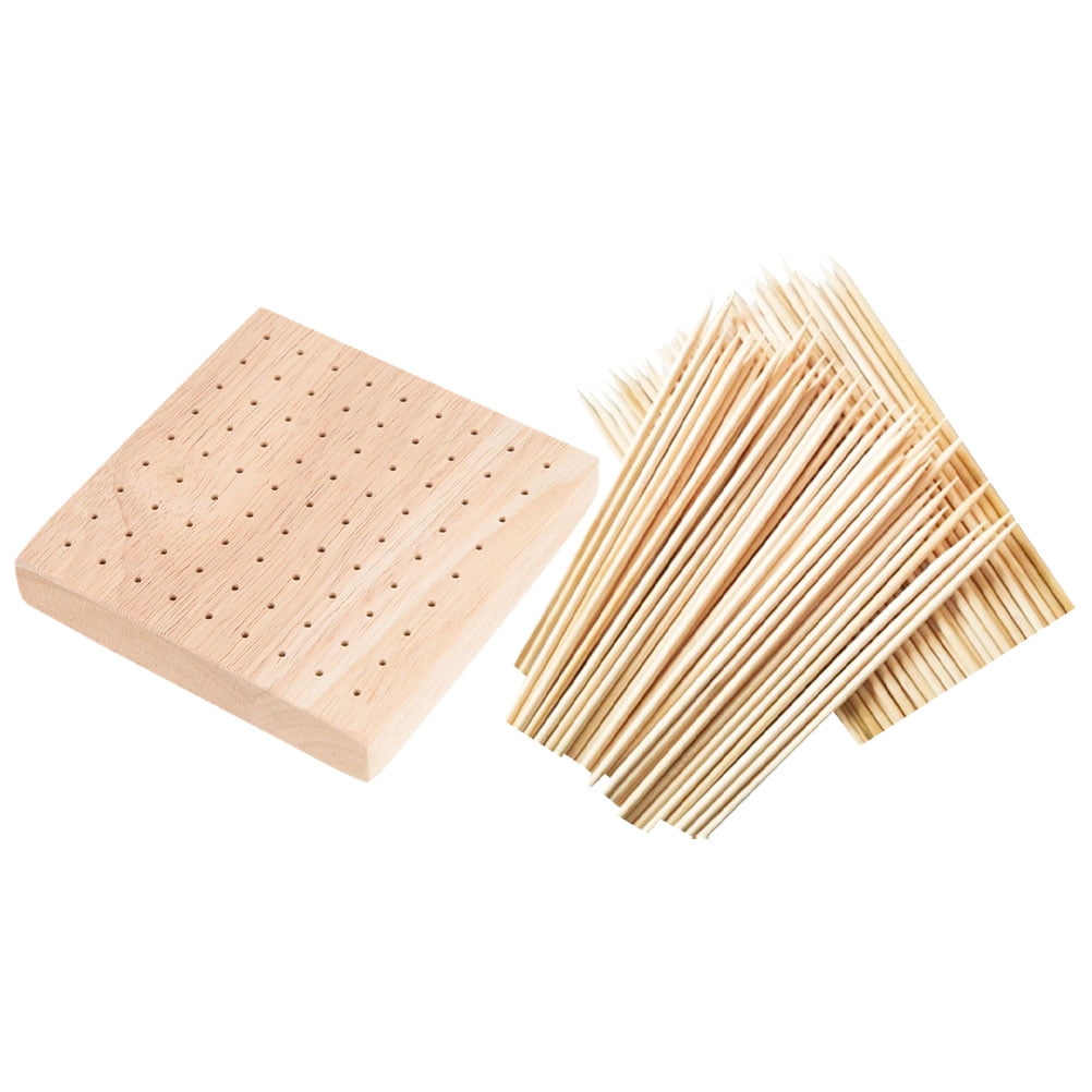 WHAMVOX Wooden Insert Base Doll Display Stand Pottery Drying Rack Clay ...