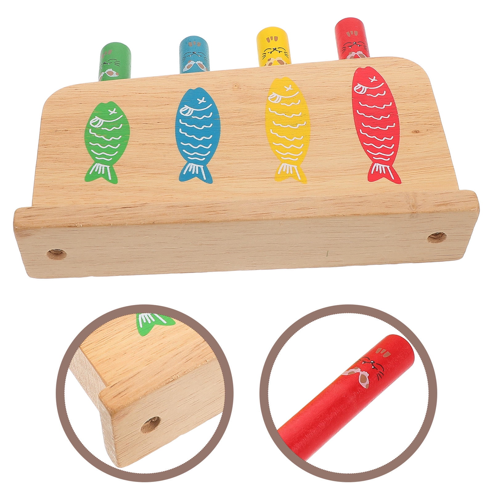 WHAMVOX Wooden Learning Game Set for Kids Matching and Cognitive ...