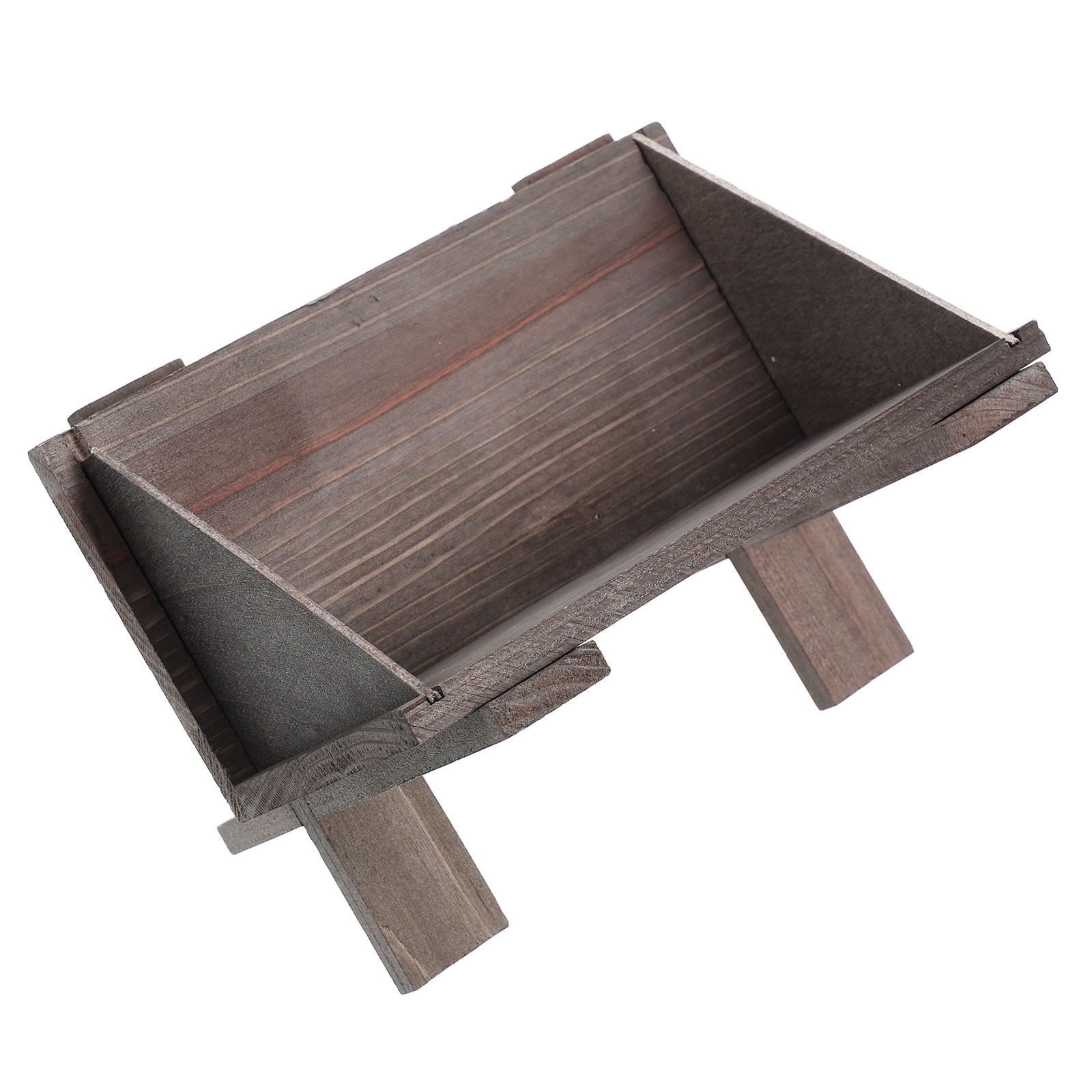 WHAMVOX Wooden Manger Wooden Nativity Scene Craft For Christmas Party ...