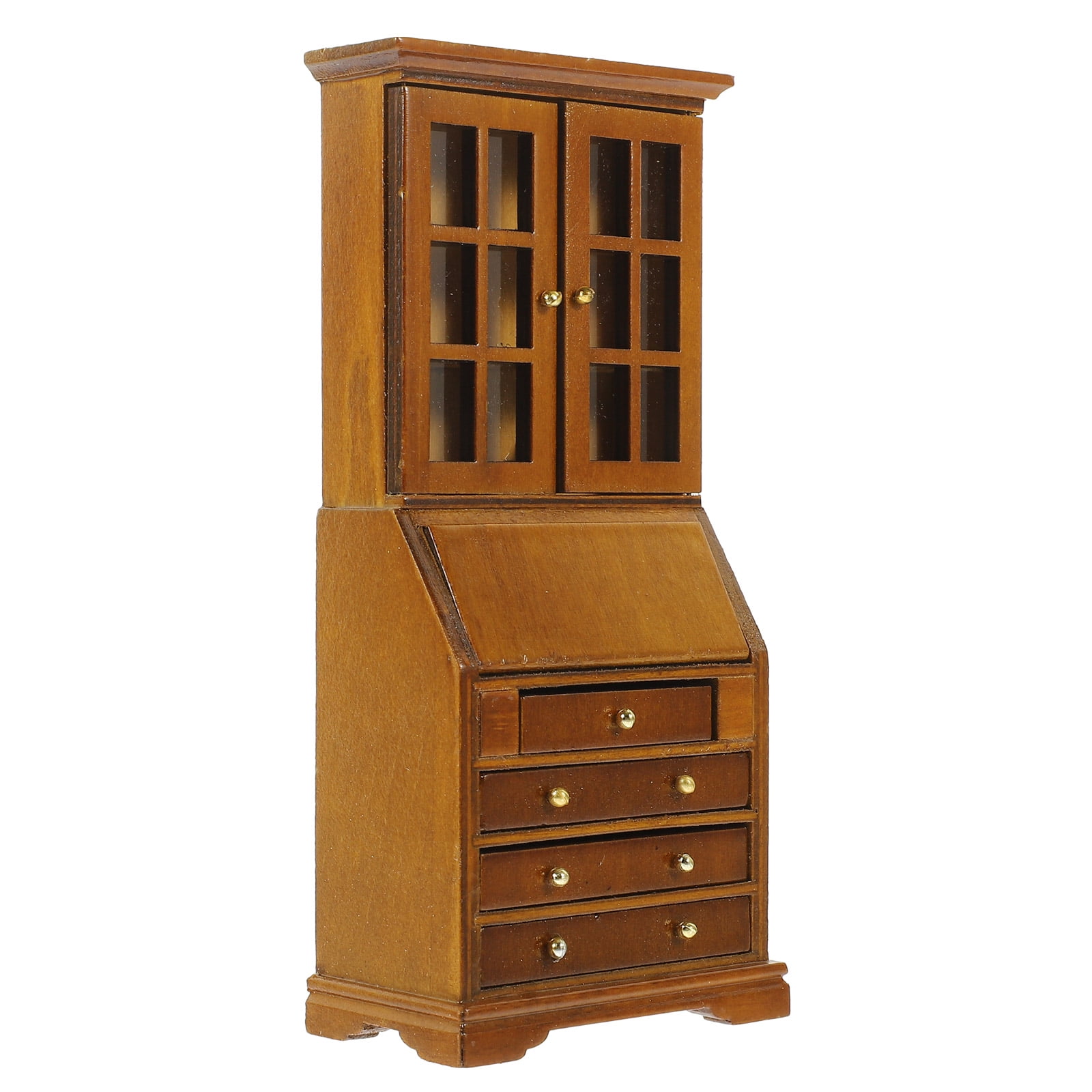 WHAMVOX Dollhouse Miniature Cabinet Wooden Toy 1Pcs 2.75X1.49X6.13in ...