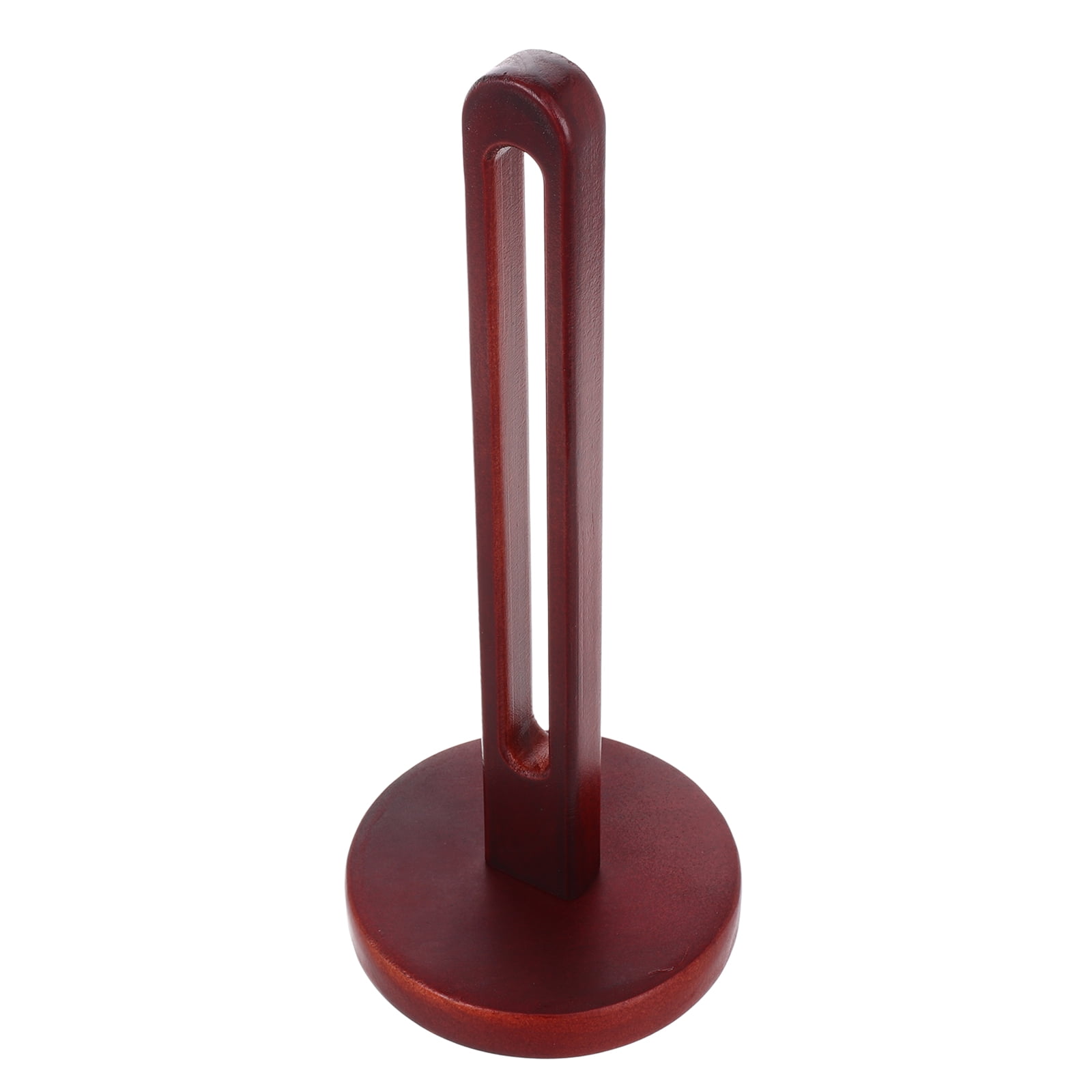 WHAMVOX Wooden Standing Paper Towel Holder Wooden Reel Tissue Holder ...