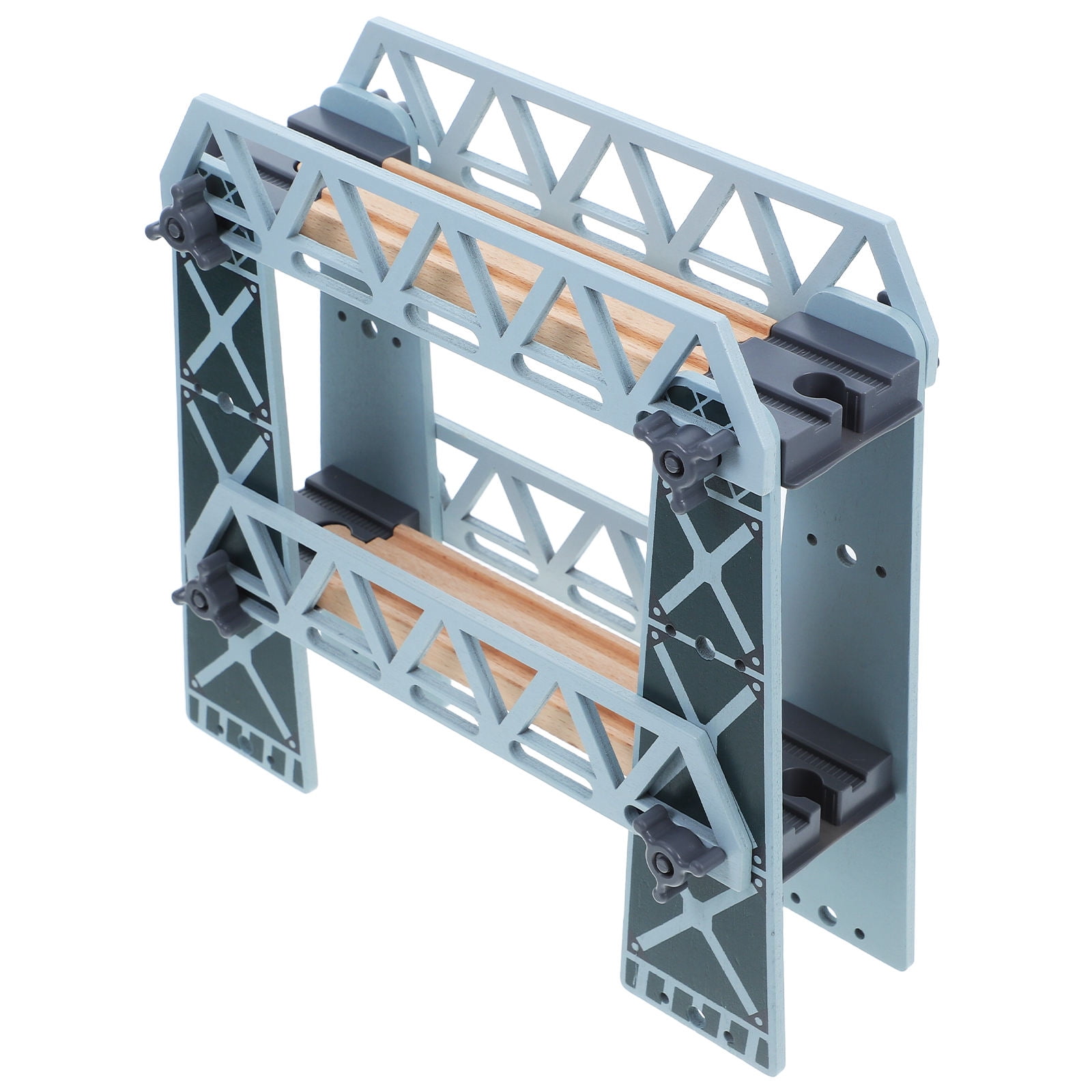 WHAMVOX Wooden Train Track Bridge for Kids Made from Wood and ...