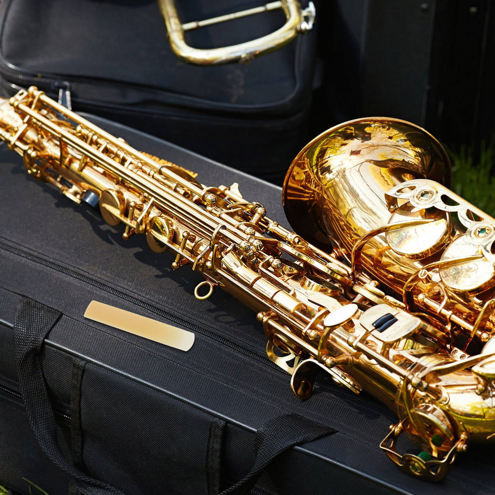 WHAMVOX Woodwind Instrument Tongue Tips Alto Saxophone Ligature White ...