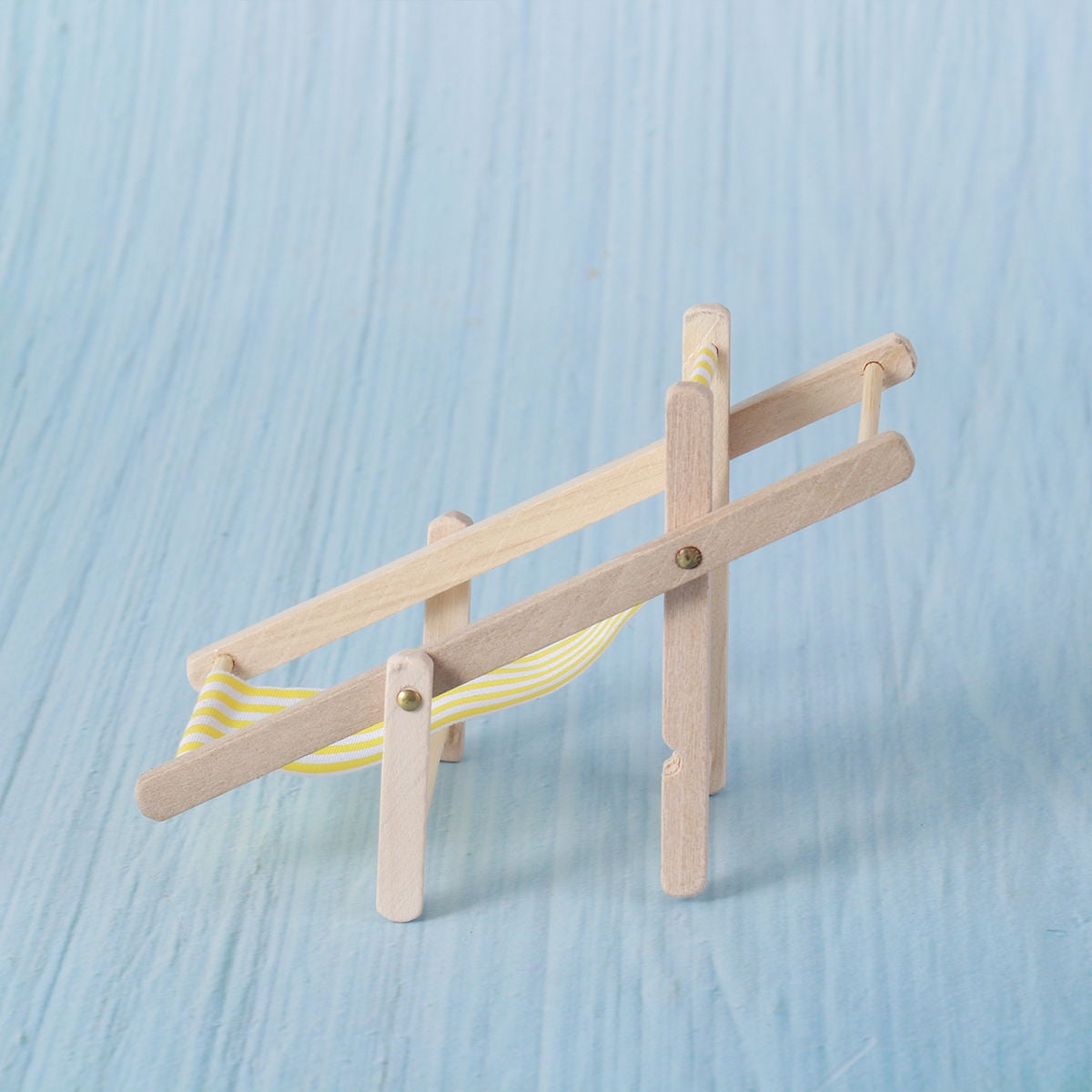 WHAMVOX Yellow Mini Beach Chair Model for Kids Playing and DIY Crafts ...