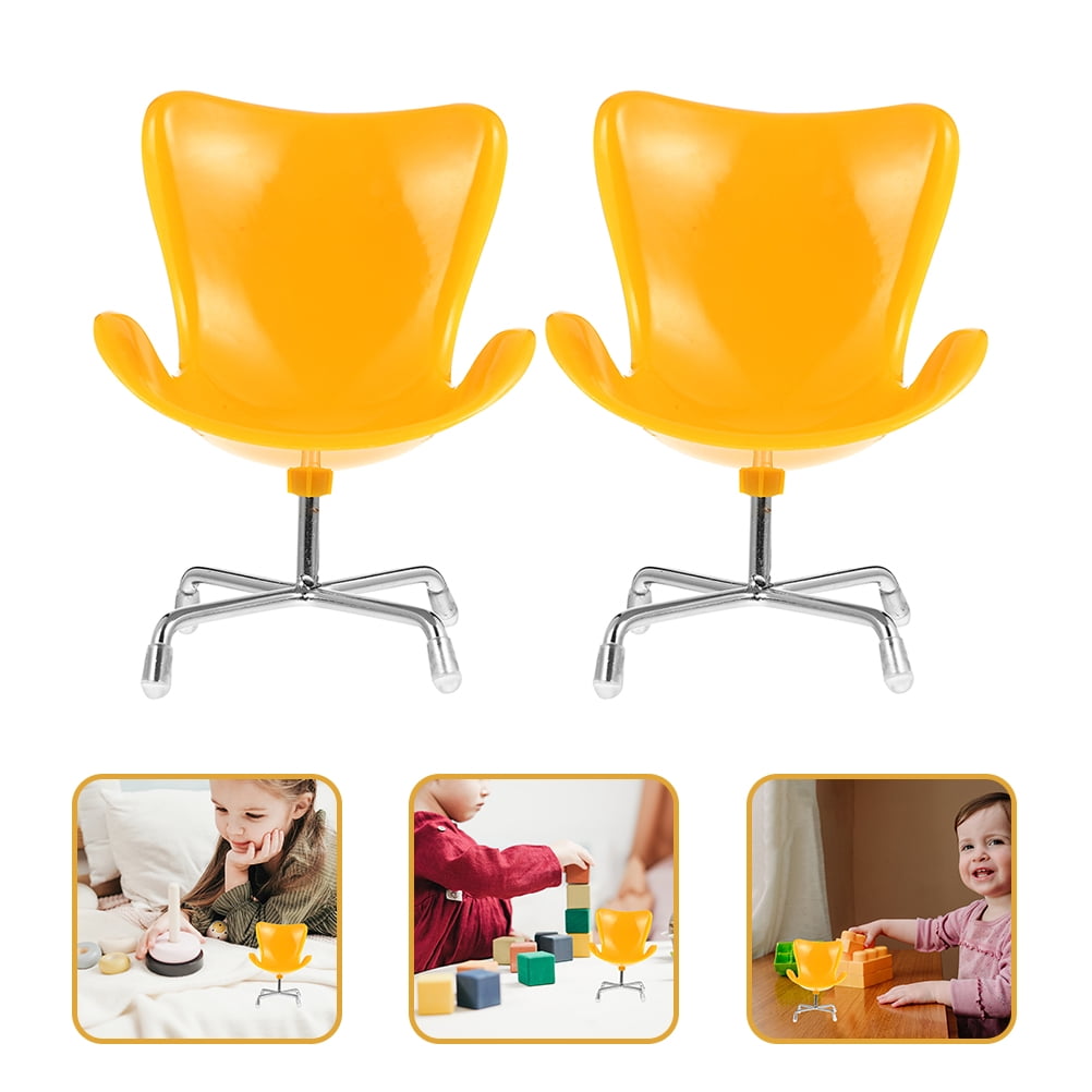 YSNOOWE Dollhouse Chairs Modern Miniature Furniture Realistic Look For ...
