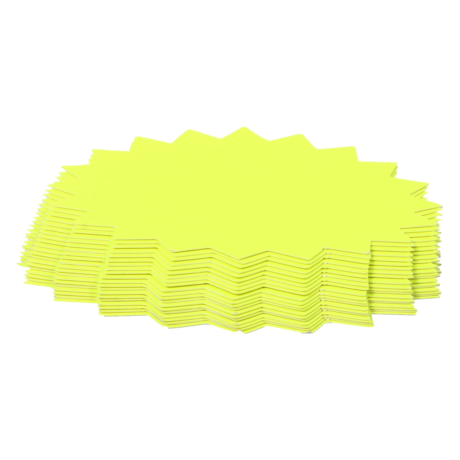 WHAMVOX Yellow Shaped Price Tags for Jewelry Display 80pcs Made of ...