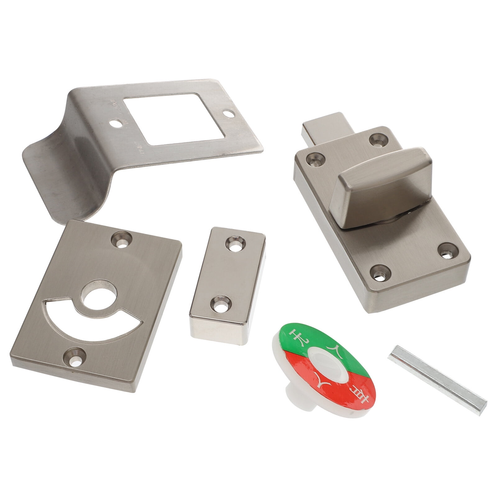 WHAMVOX Zinc Alloy Safety Door Bolts Latch Indicator Lock Buckle Public ...