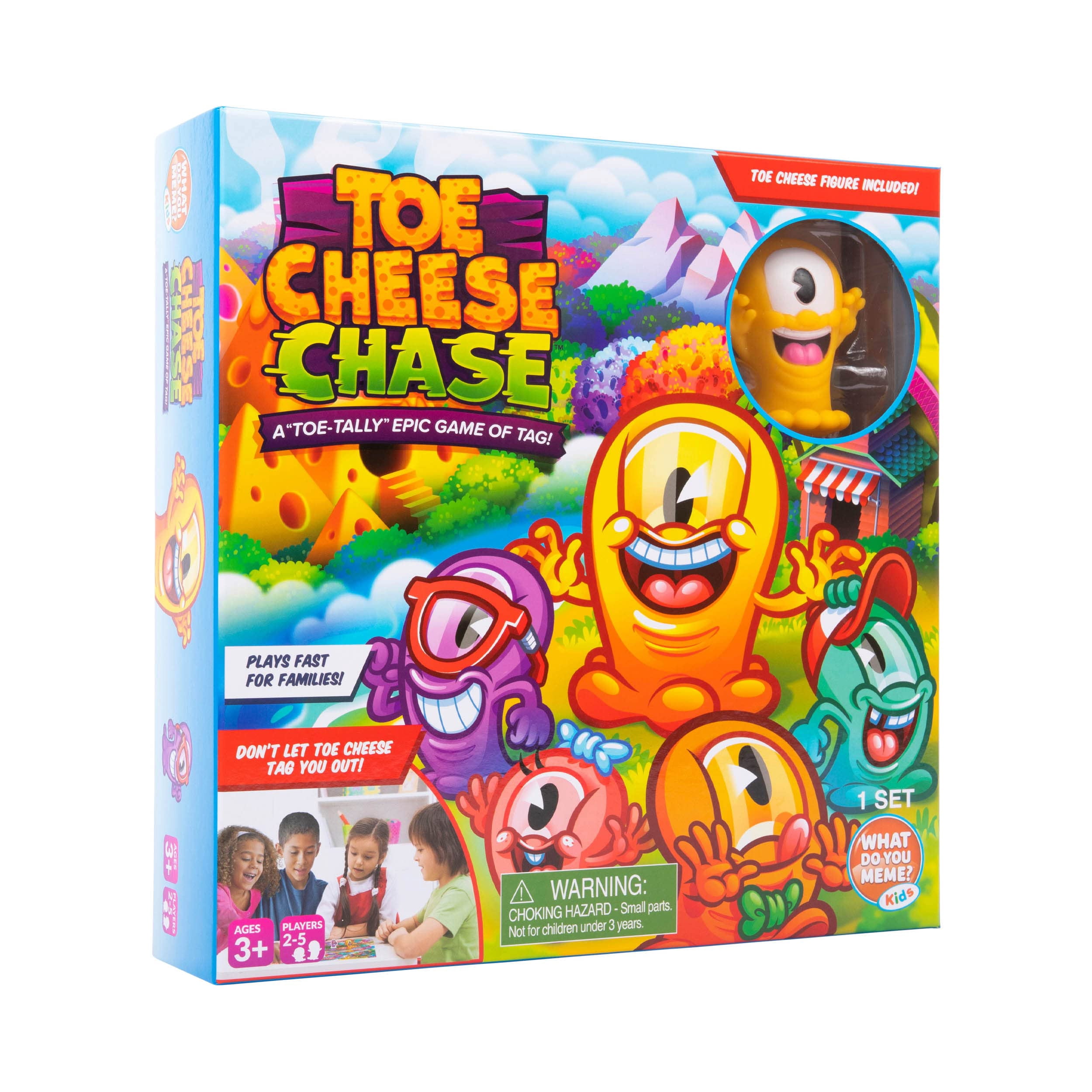 WHAT DO YOU MEME? Toe Cheese Chase - The Silly Board Game for Family ...