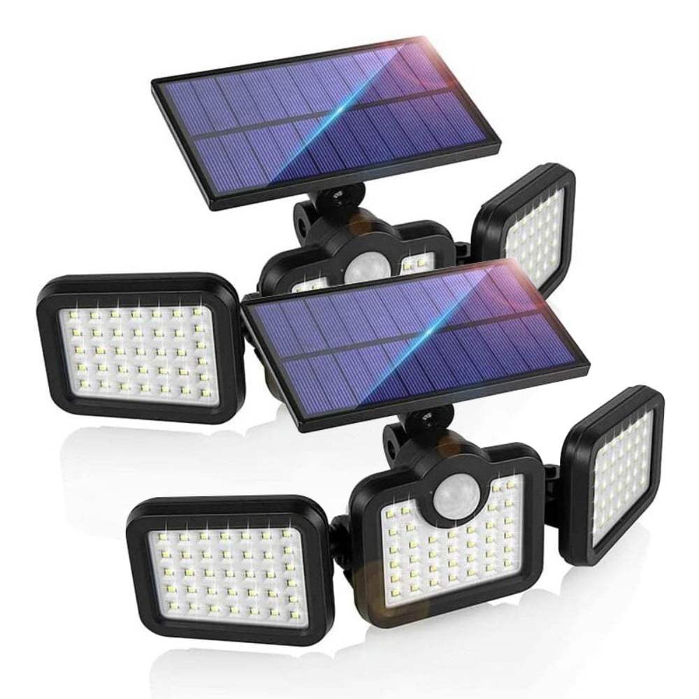 WHATOOK 2 Pack Solar Light, Outdoor Bionic Floodlight Max, Motion ...