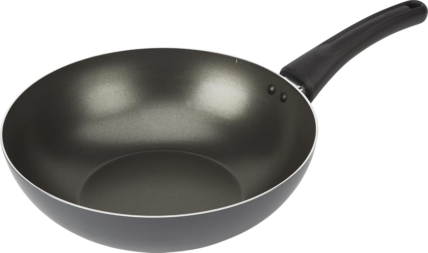 WHBBHW Everyday Nonstick Wok, 8-Inch, Black, Carbon Steel Small Wok ...