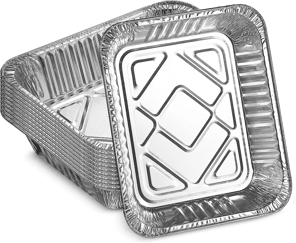 WHDepot 21x13 Disposable Aluminum Foil Pans (20 Pack) - Full-Size Pans ...