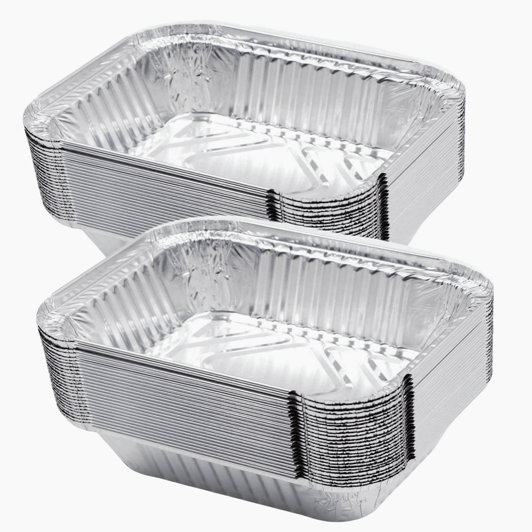 WHDepot 9x13 Disposable Aluminum Foil Pans (50 Pack) - Half Size Pans ...