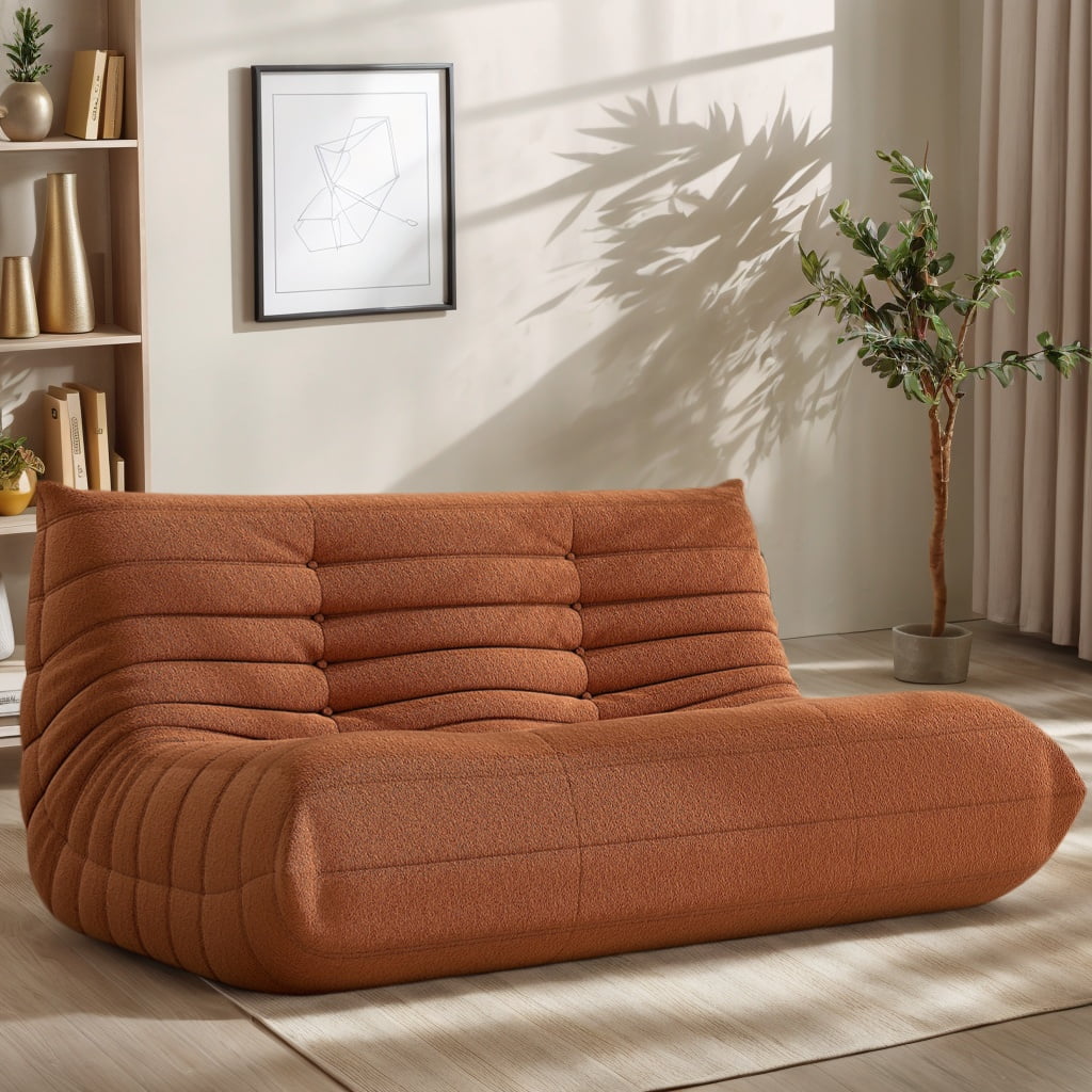 WHGBJA Affordable Oversize Bean Bag Chair,Lazy Floor Sofa Lounger,High ...