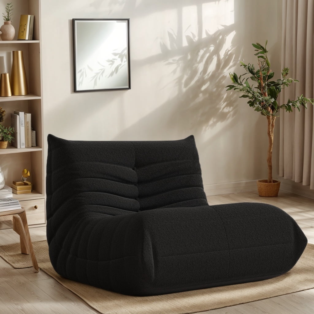 WHGBJA Oversize Bean Bag Chair,Lazy Floor Togo Sofa Lounger,High ...