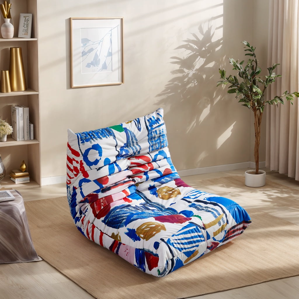 WHGBJA Oversize Bean Bag Chair,Lazy Floor Sofa Lounger,High-Density ...