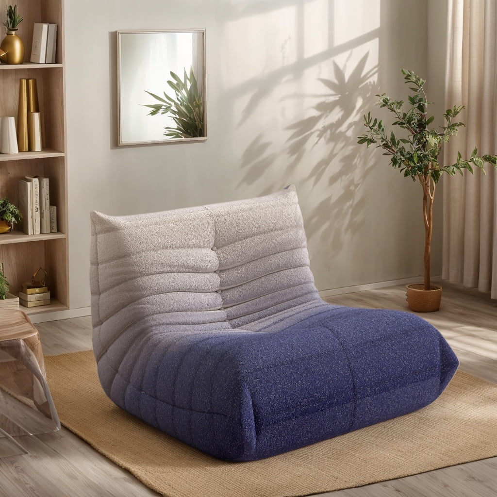 WHGBJA Oversize Bean Bag Chair,Lazy Floor Togo Sofa Lounger,High ...