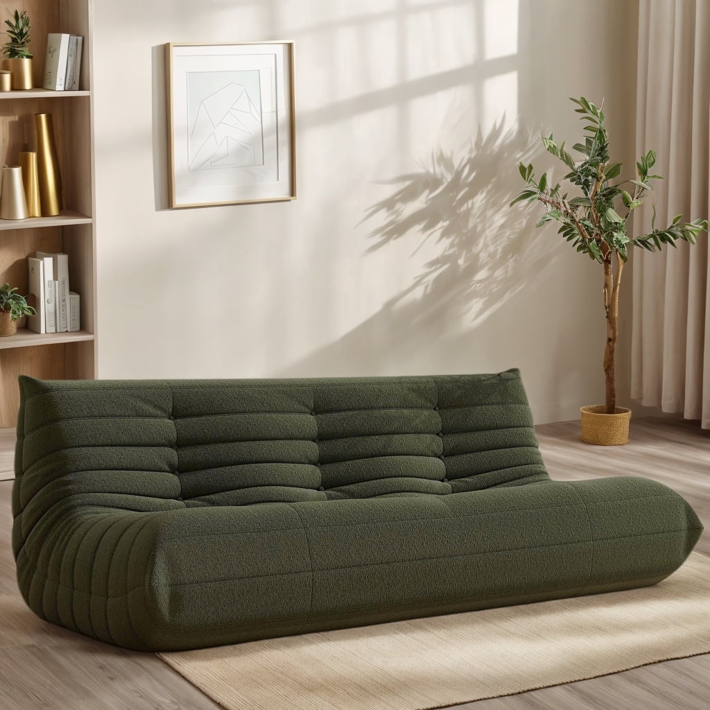 WHGBJA Oversize Bean Bag Chair,Lazy Floor Togo Sofa Lounger,High ...