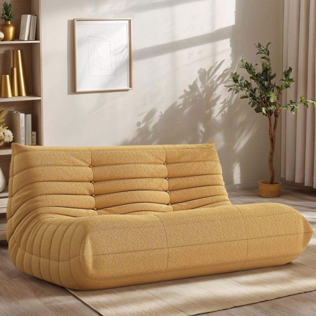 WHGBJA Oversize Bean Bag Chair,Lazy Floor Togo Sofa Lounger,High ...