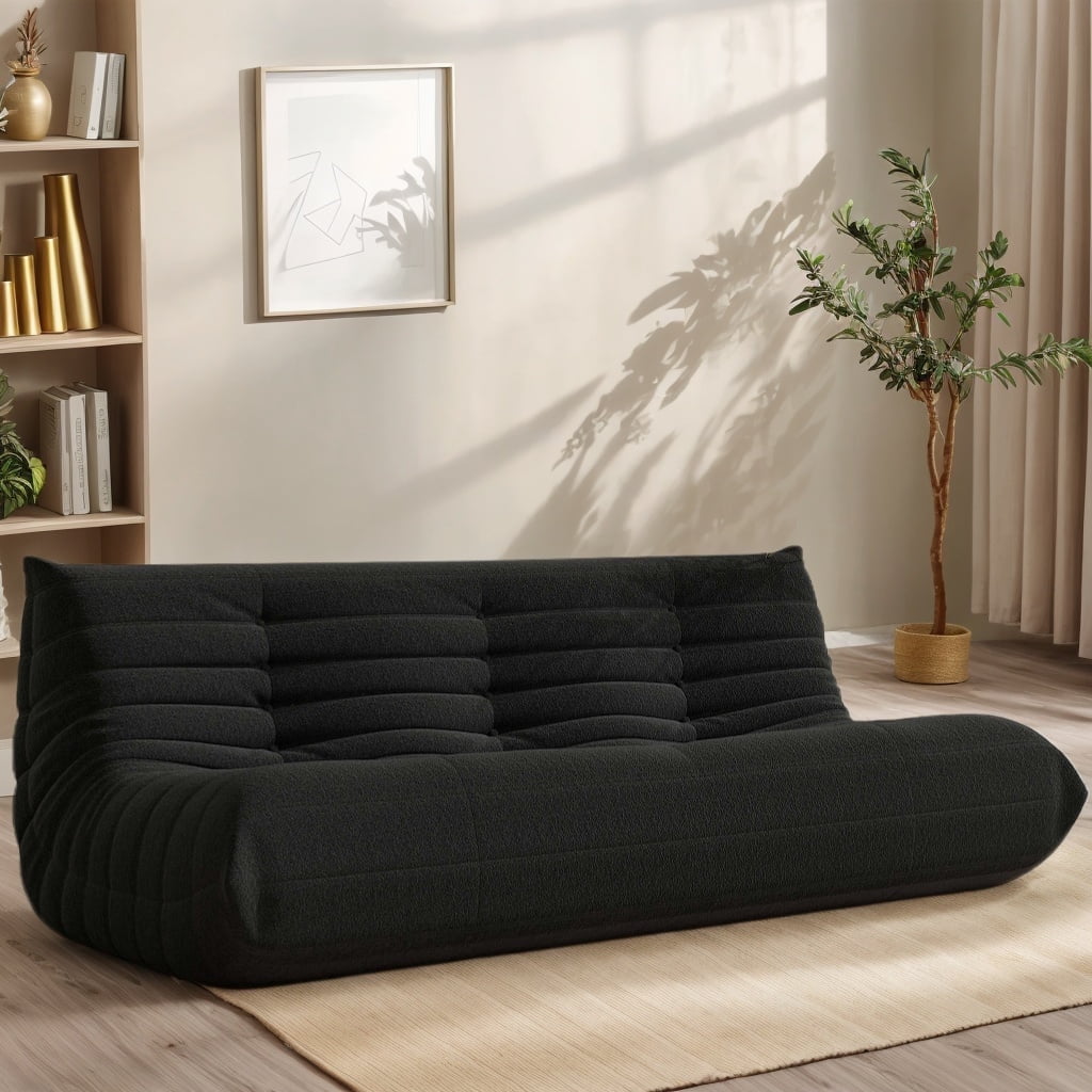 WHGBJA Oversize Bean Bag Chair,Lazy Floor Togo Sofa Lounger,High ...