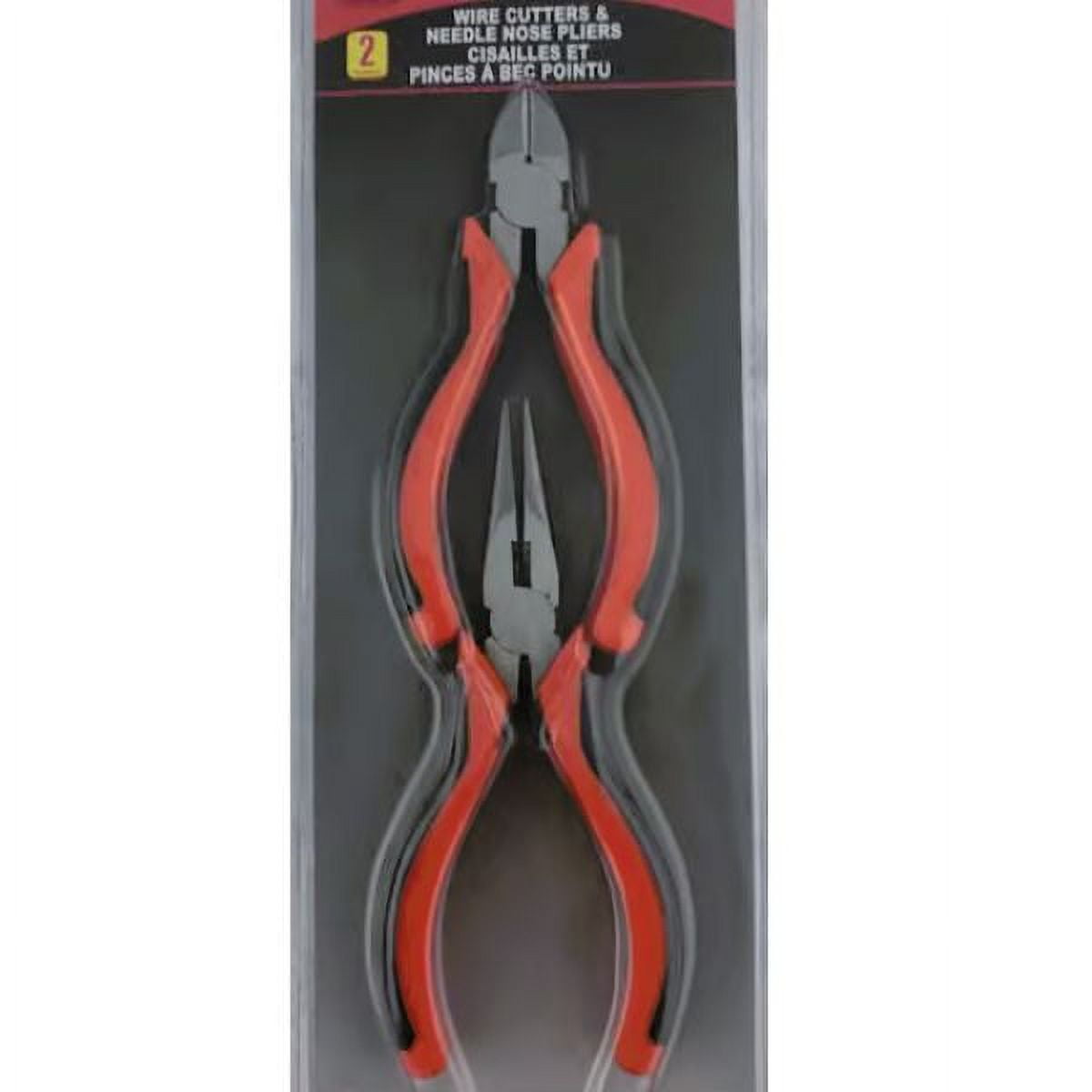 WHH-3625 - PLIERS NEEDLE NOSE AND WIRE CUTTER SET OF 2PCS - Walmart.com