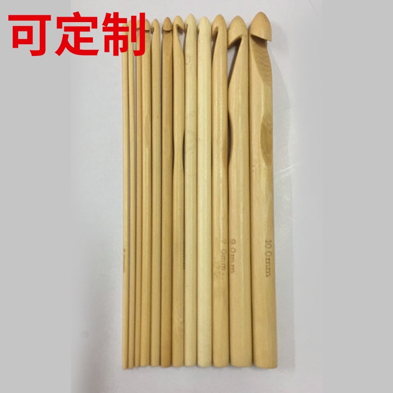 WHHHH 15cm round stick crochet single carbonized crochet set DIY ...