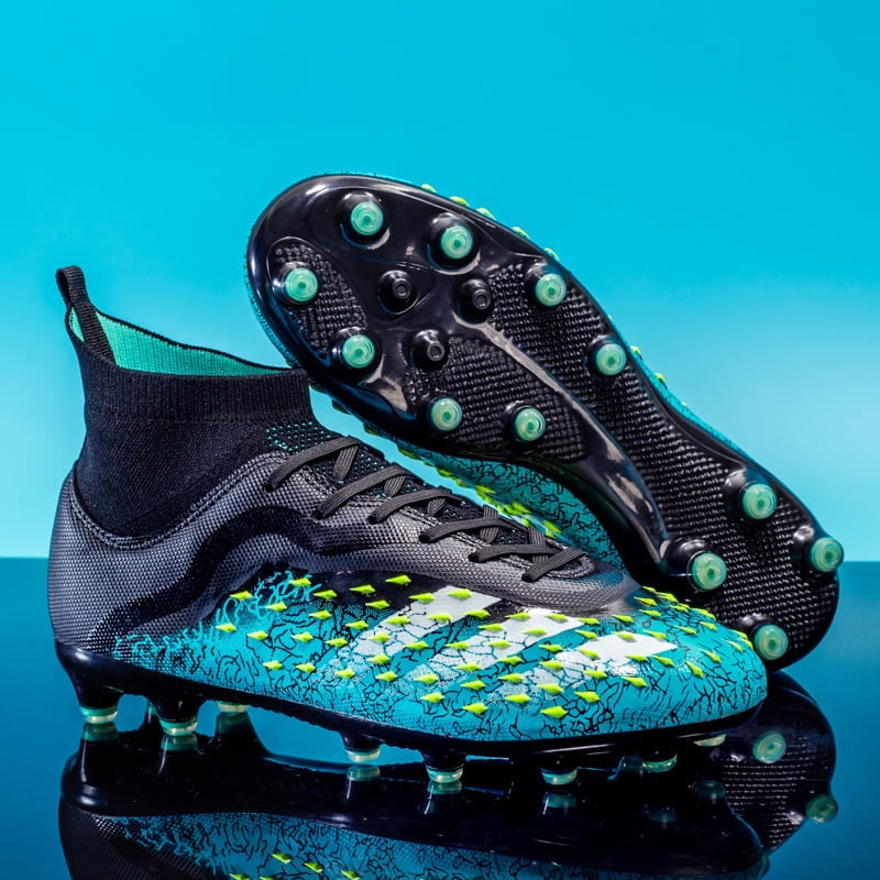 WHHHH In stock C Luo Massey high-top football shoes male and female ...