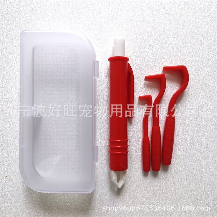 WHHHH Pet Tick Clip Set Dog Lice Scratch Lice Removal Flea Tick Hook ...